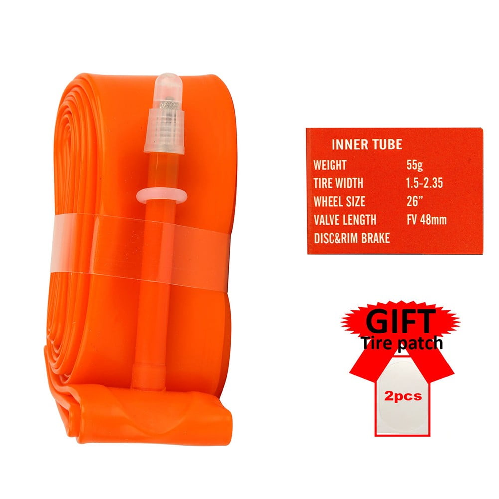 Lightweight Mountain Bike TPU Inner Tubes 45mm Presta Valves 26 inch ...