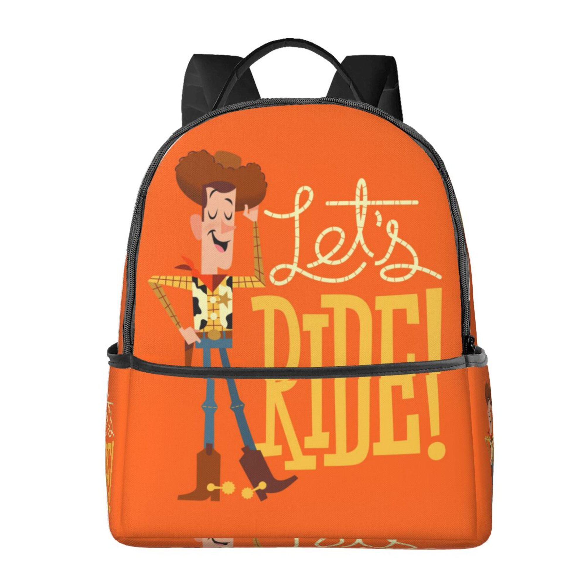 Lightweight Orange To-y St-ory Woody Backpack, Ergonomic Travel ...