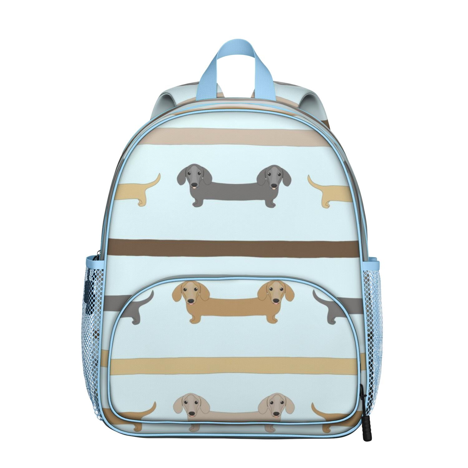 Lightweight Pet-Themed Backpack with Dog Paw Print and Bone, Compact ...
