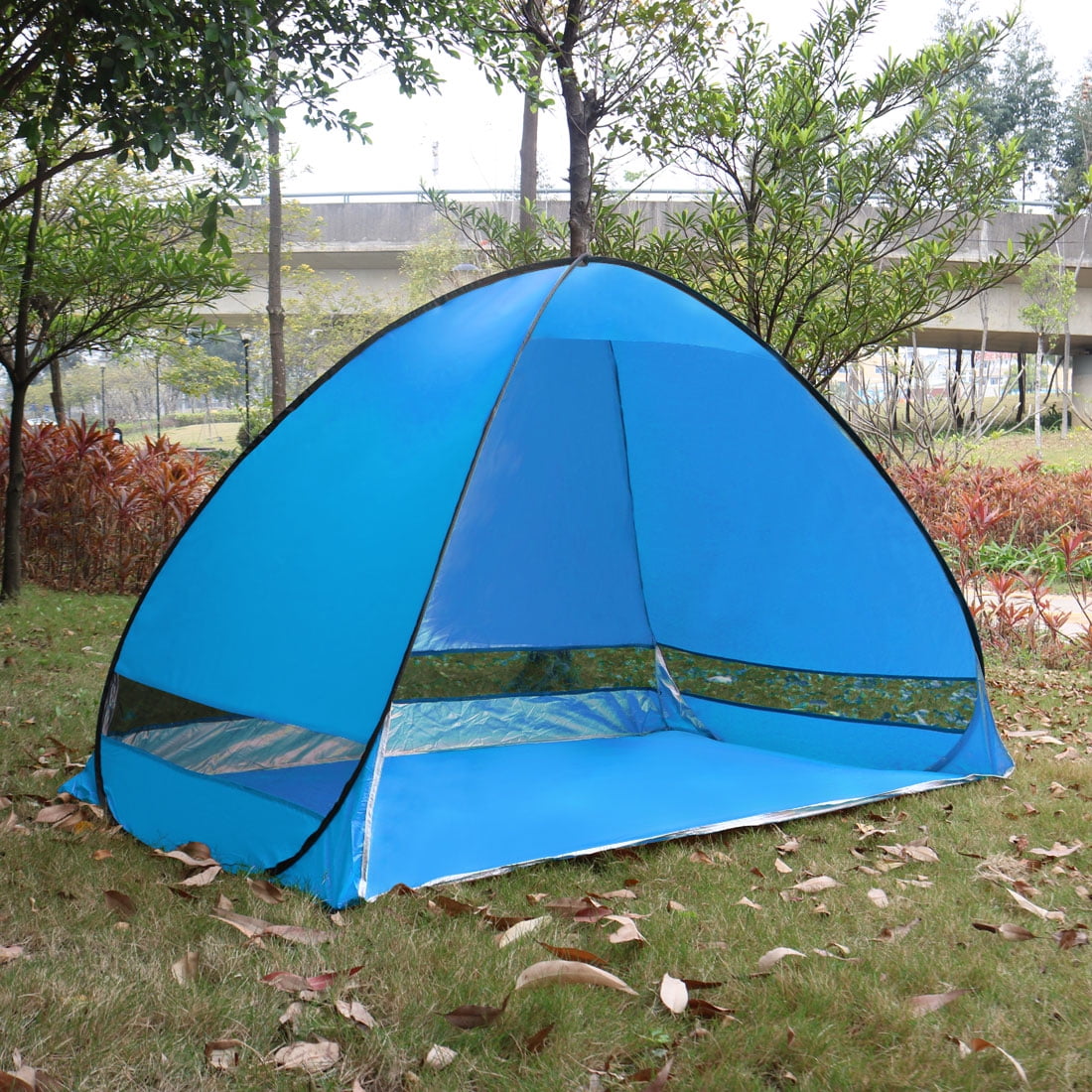 Unique Bargains Lightweight Pop Up Beach Tent, UV Sun Shade Shelter, 78 ...