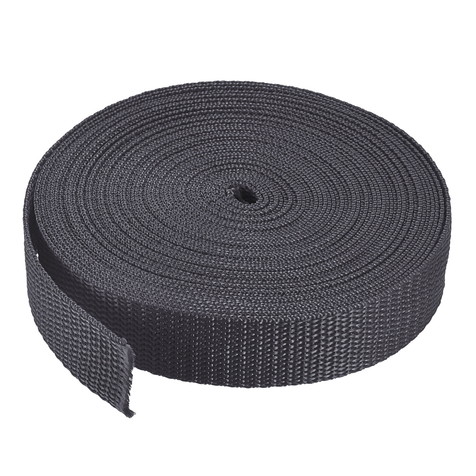Uxcell Polypropylene Webbing Strap 1" 10 Yards Dark Grey Strapping Band ...
