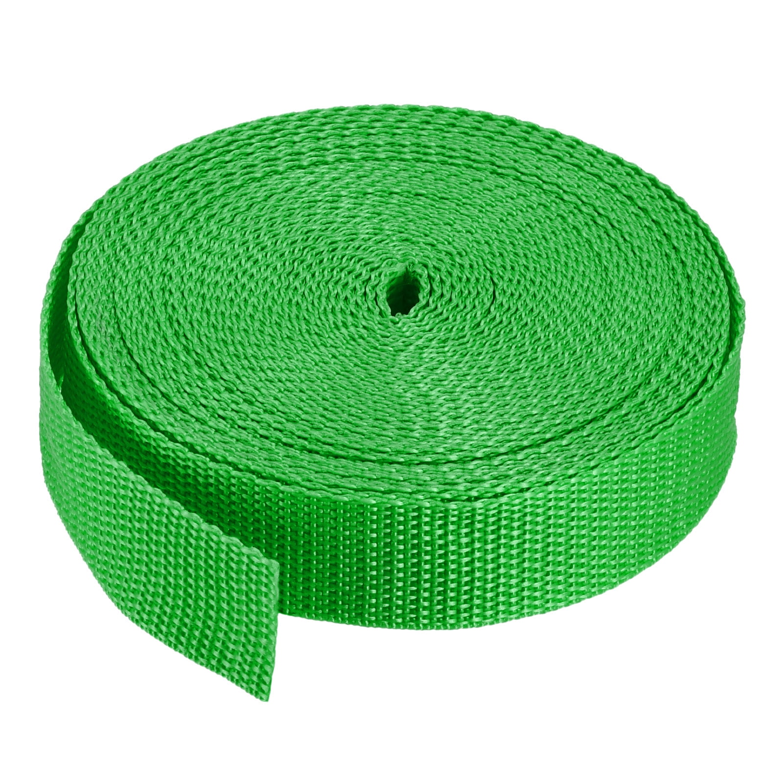 Uxcell Polypropylene Webbing Strap 1" 10 Yards Green Strapping Band ...