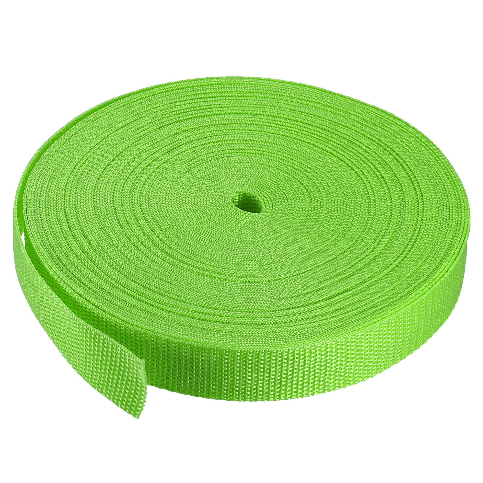 Lightweight Polypropylene Webbing Strap 1" 25 Yards Light Green ...