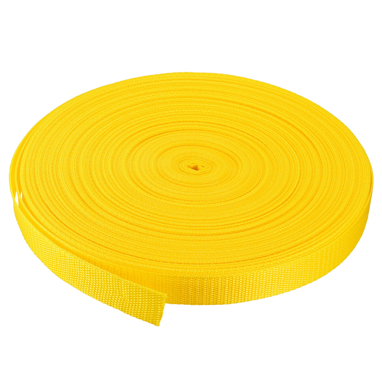 Lightweight Polypropylene Webbing Strap 1" 50 Yards Dark Yellow ...