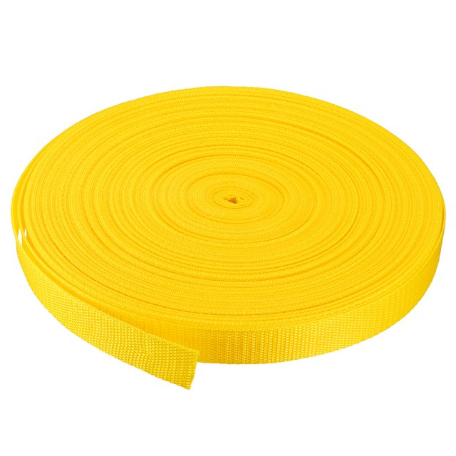 Lightweight Polypropylene Webbing Strap 1" 50 Yards Dark Yellow ...