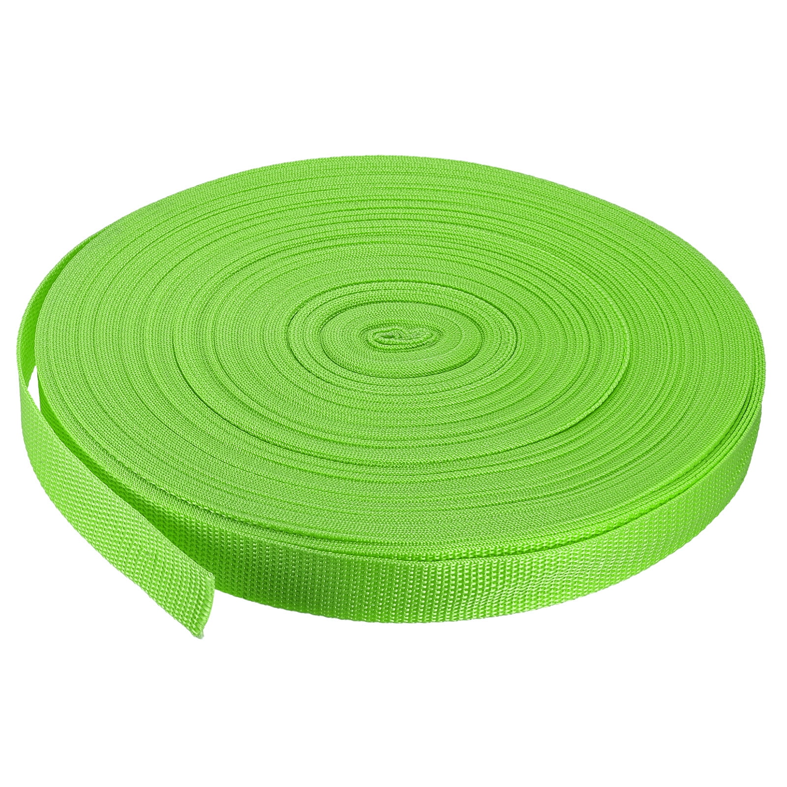 Lightweight Polypropylene Webbing Strap 1" 50 Yards Light Green ...