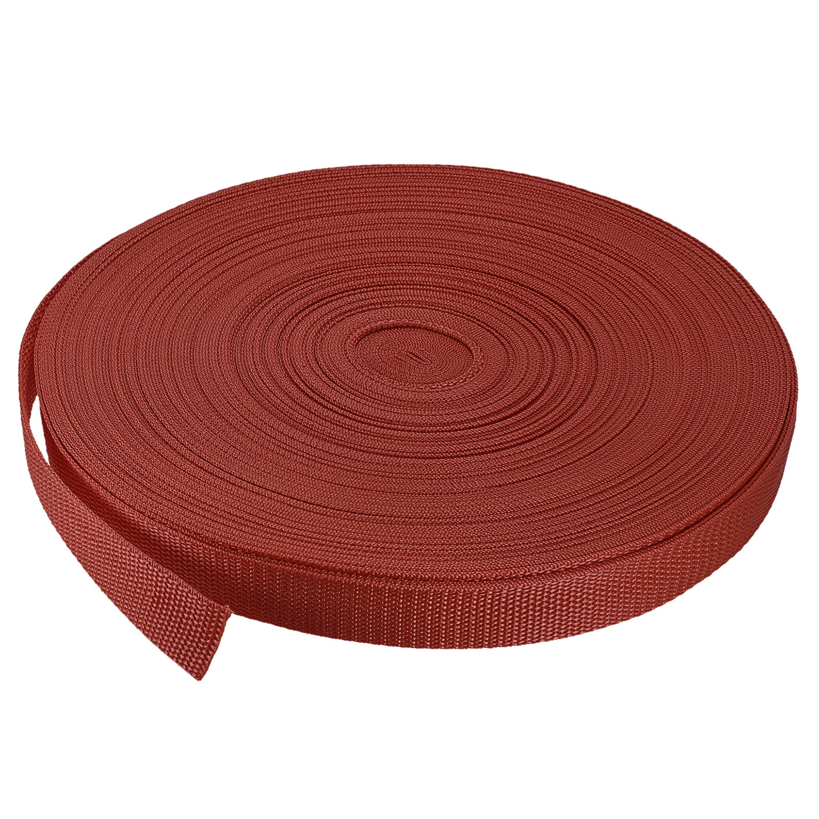 Lightweight Polypropylene Webbing Strap 1" 50 Yards Light Red Strapping ...