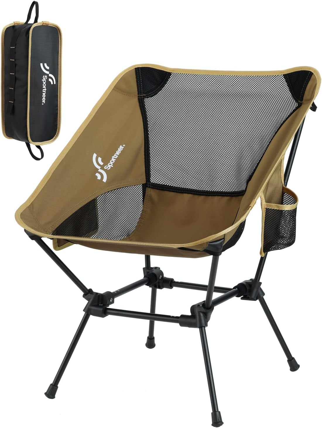 Lightweight Portable Camping Chair for Adults, Backpacking Chair ...