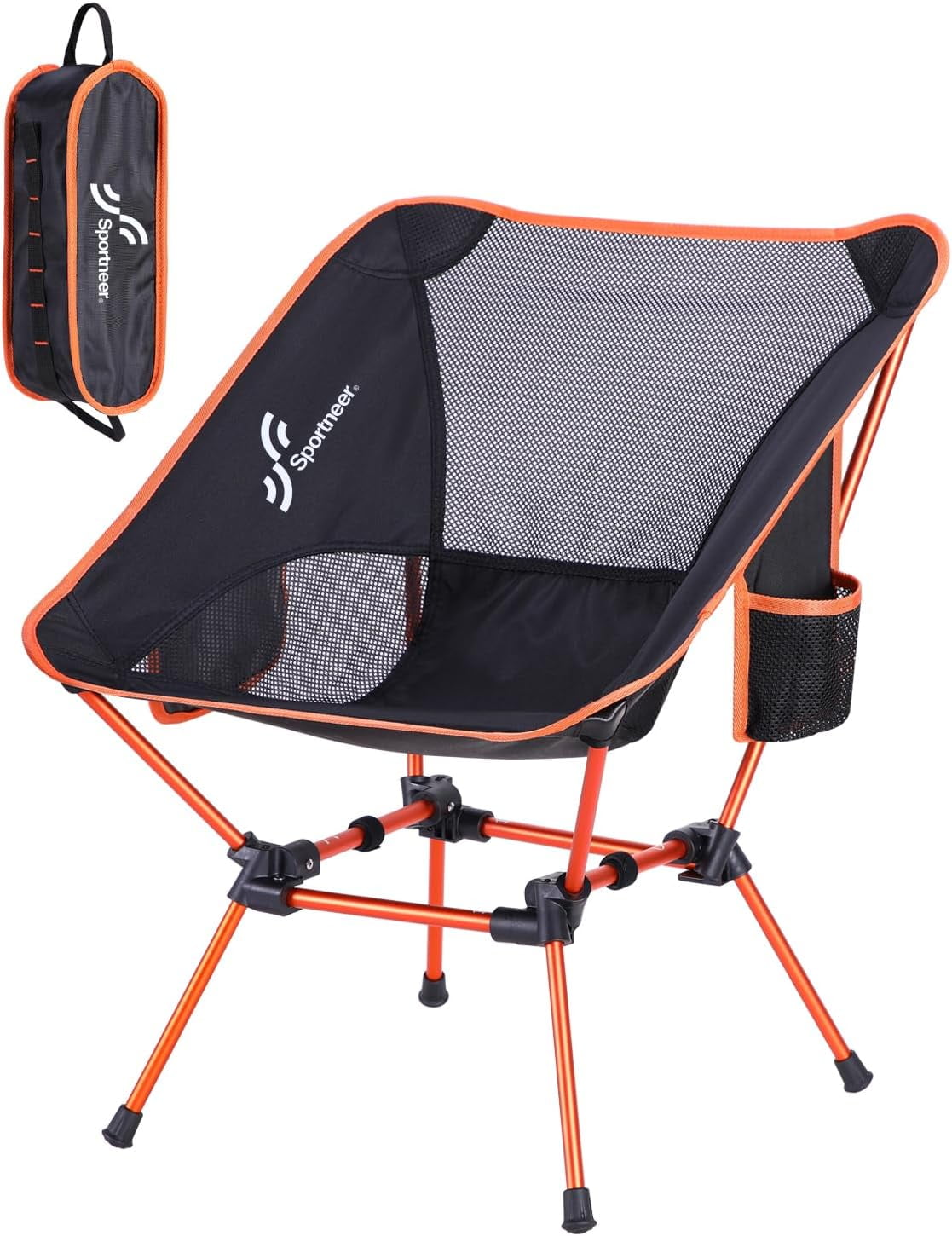 Lightweight Portable Camping Chair for Adults, Backpacking Chair ...