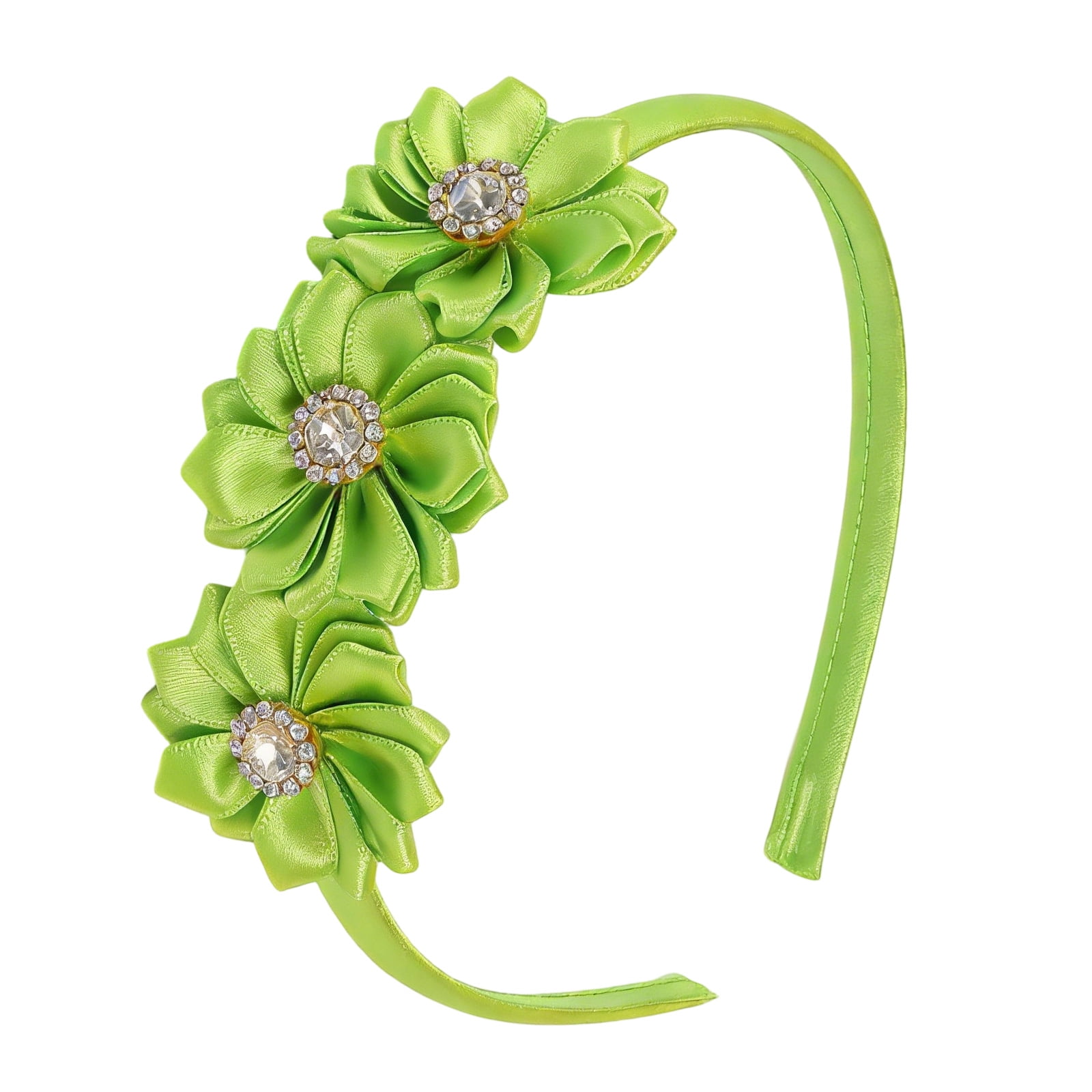 Lightweight Portable Floral Rhinestones Hair Comfortable Headgear for ...