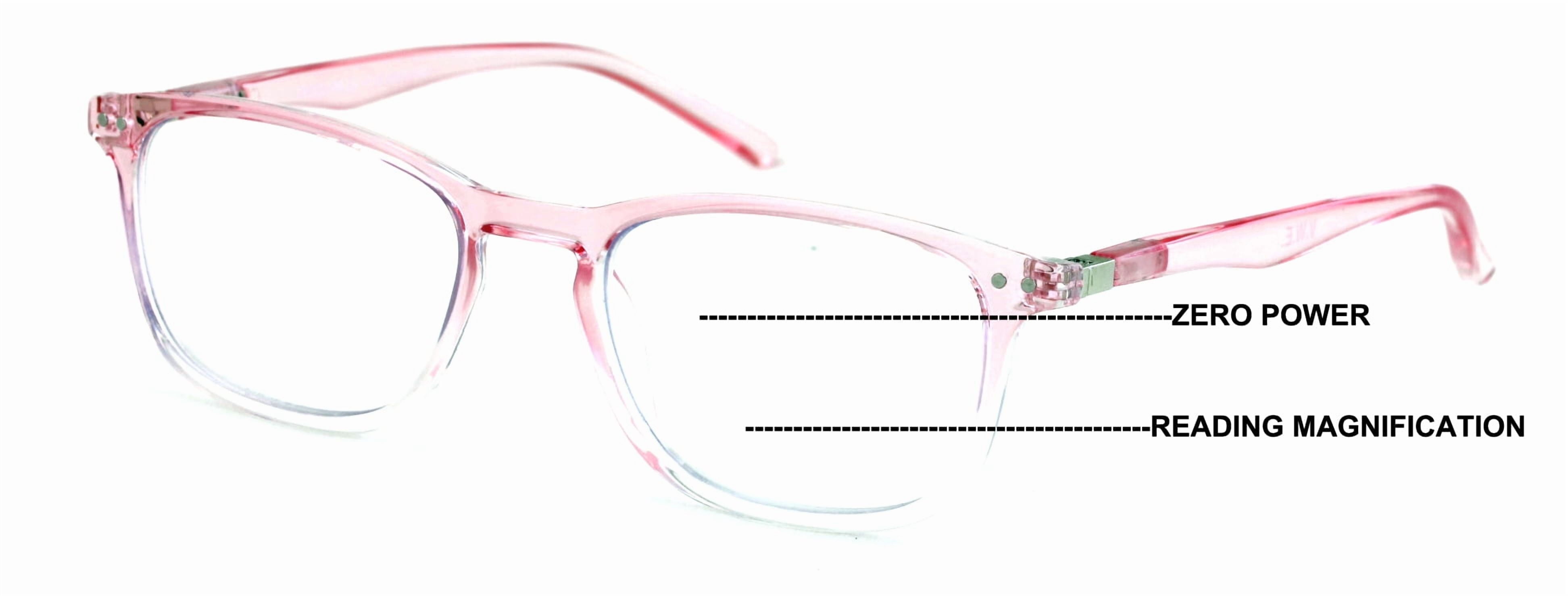 Lightweight Progressive Clear Bifocal Reading glasses - No Line or ...