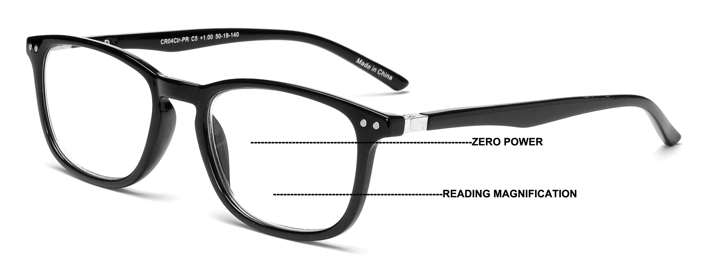 Lightweight Progressive Clear Bifocal Reading glasses - No Line or ...