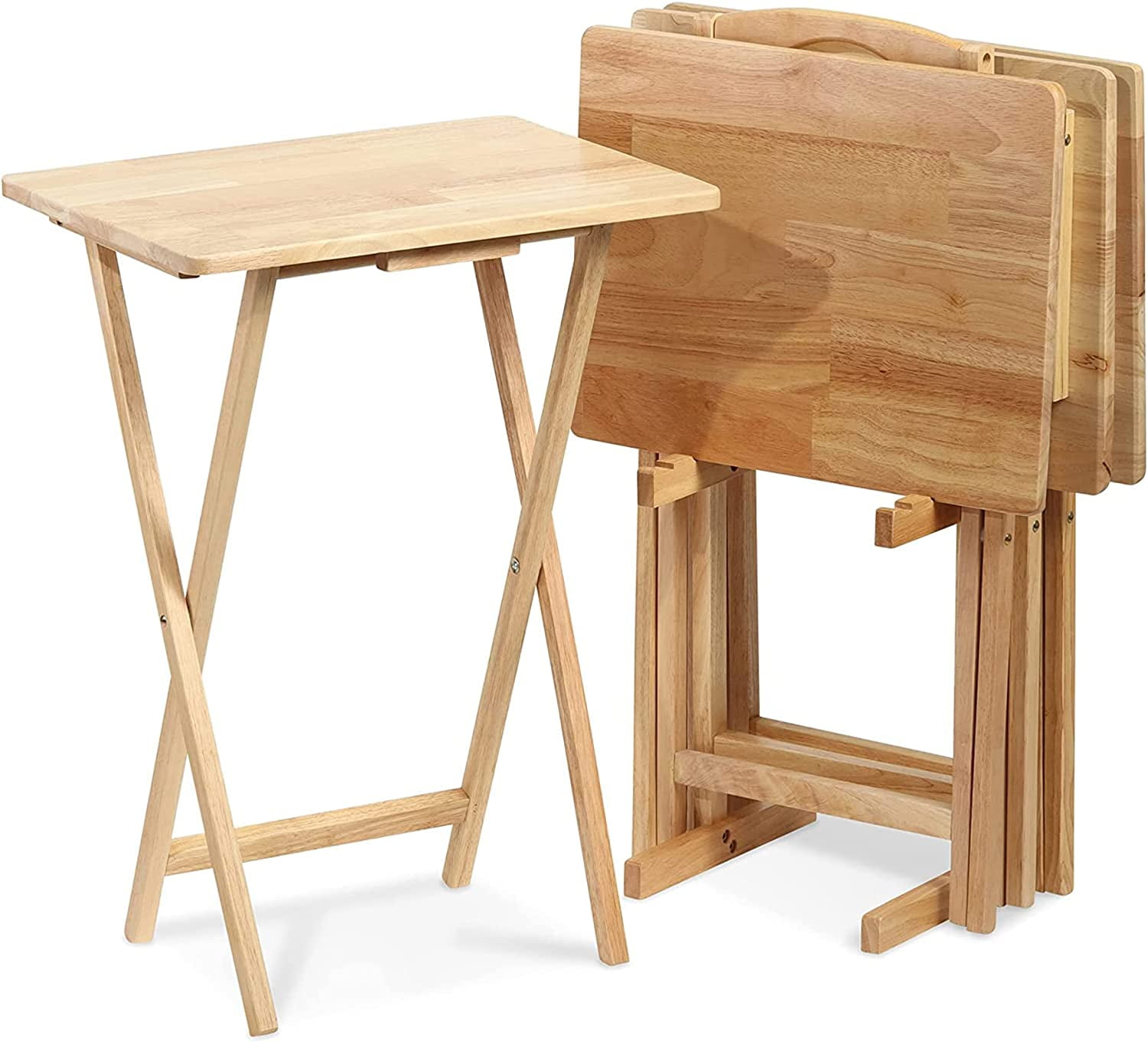 Lightweight Rectangle Solid Wood Construction Multifunctional Folding ...