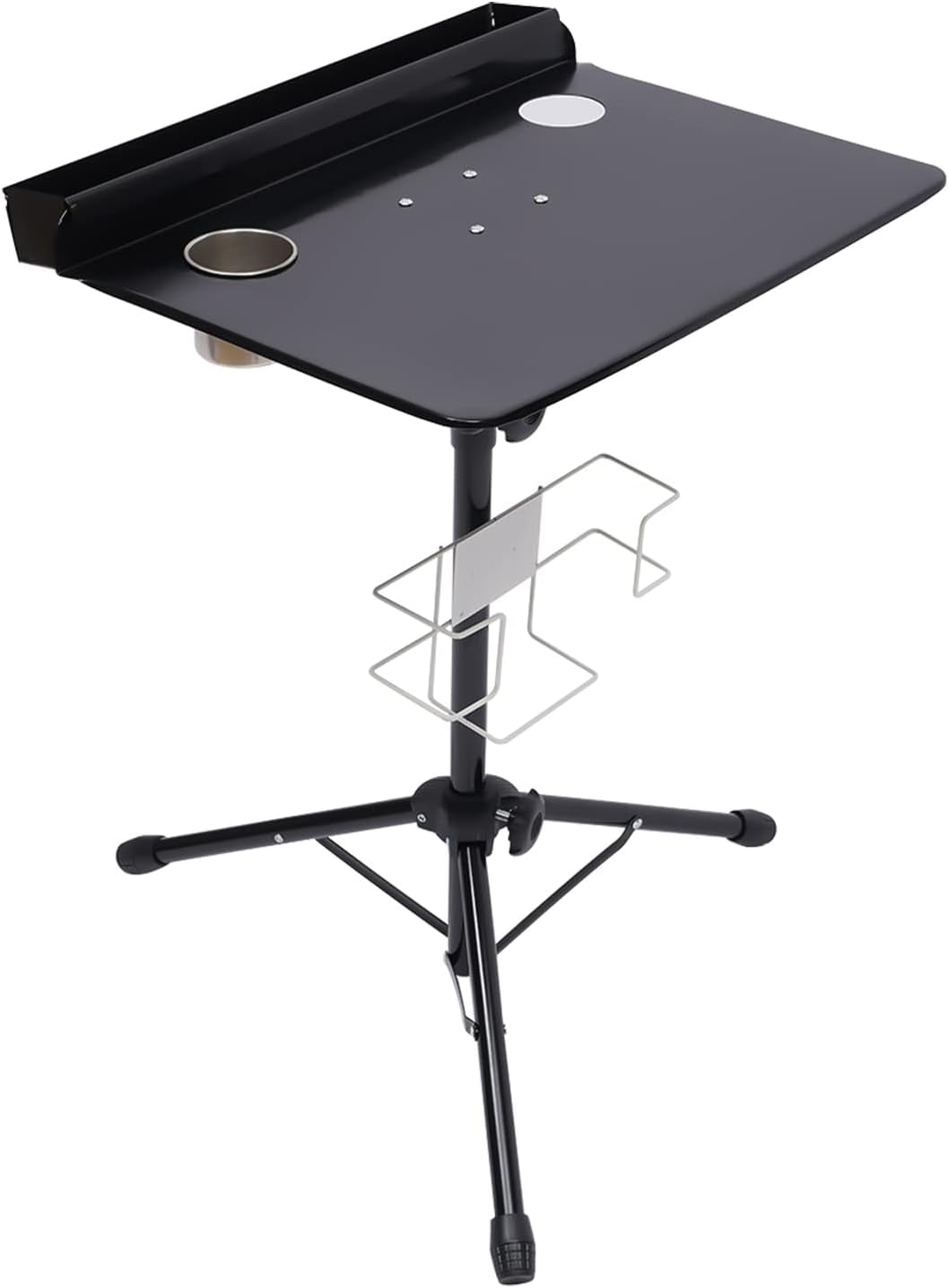 Lightweight Rotating Tattoo Work Station Stand Desk Table, Black ...