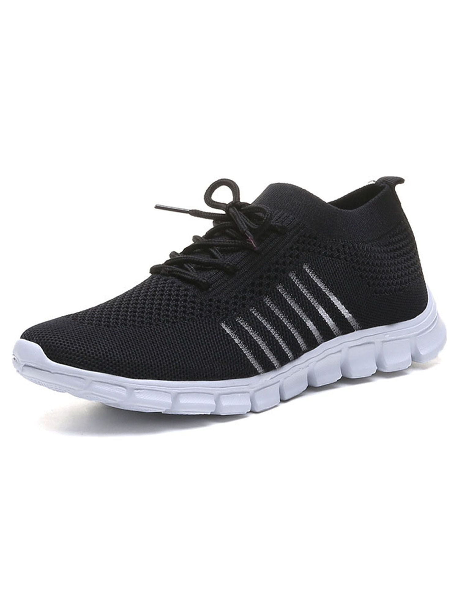 Lightweight Running Shoes for Women Mesh Lace up Sneakers Breathable ...