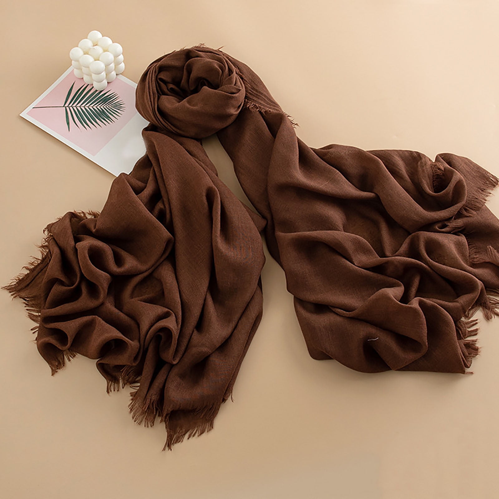 Lightweight Silk Scarf under $5! Yrmaups Silk Scarf for Women, Solid ...