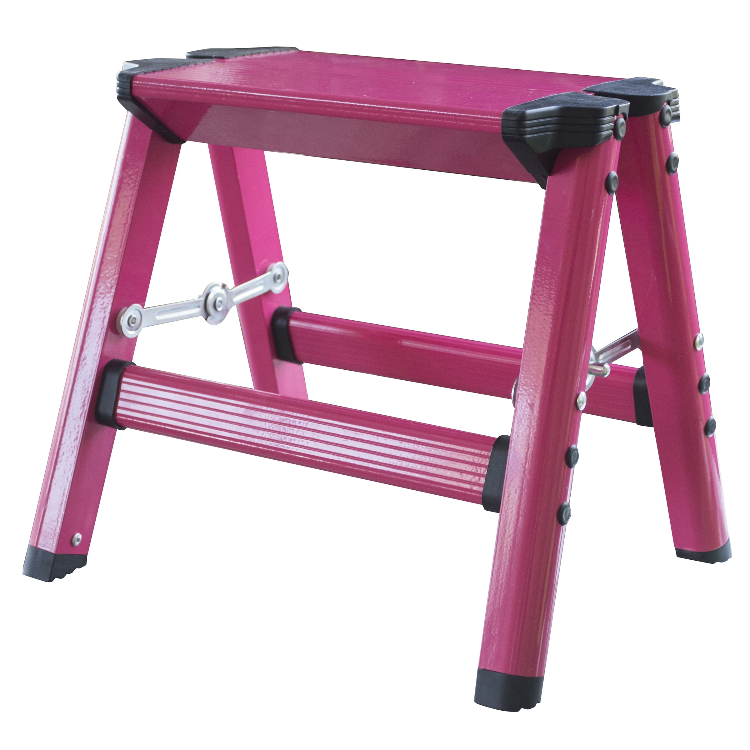 Lightweight Single Step Stool - Bright Pink - Walmart.com