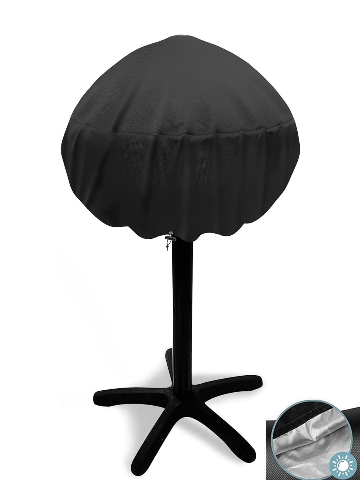 Lightweight Small Grill Cover for George Foreman GGR50B, Cuisinart ...