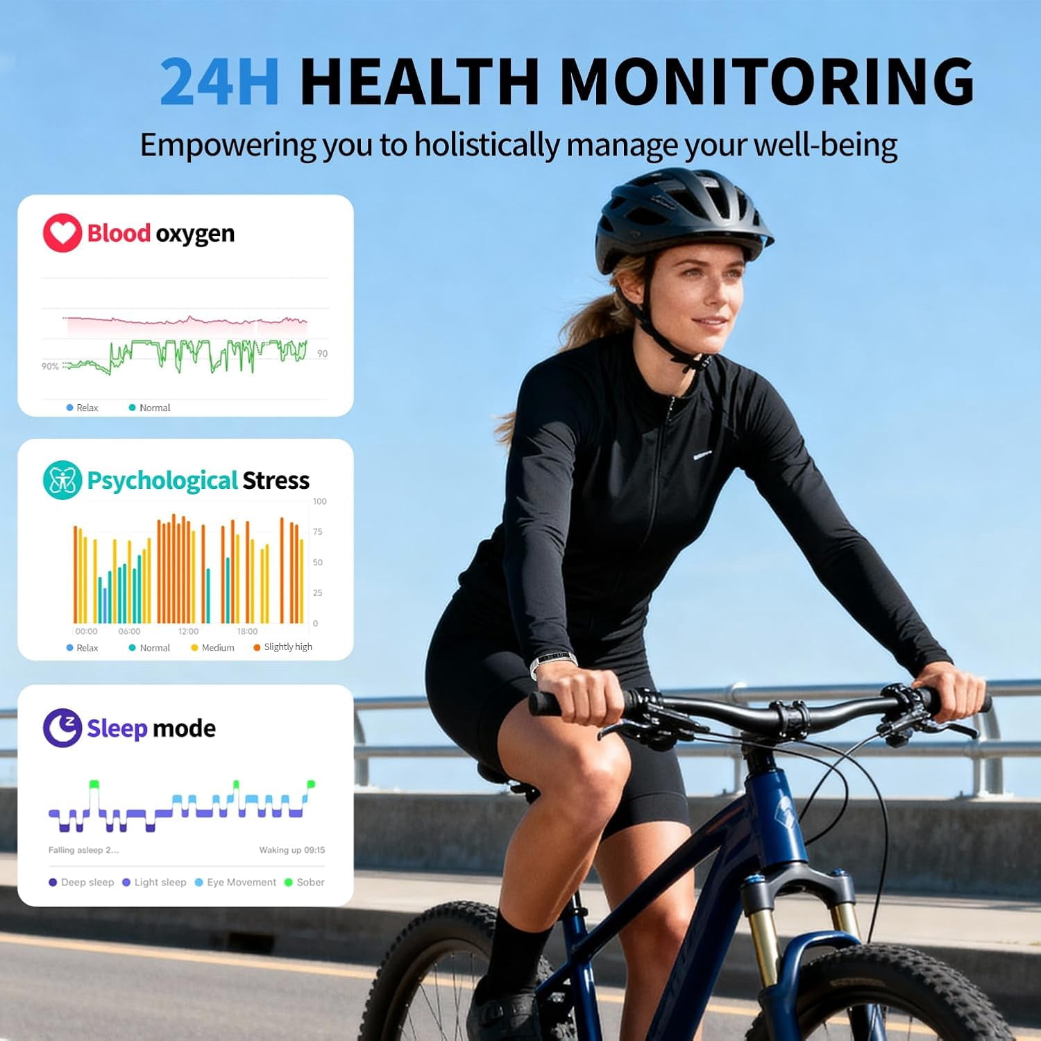 Lightweight Smart Bracelet for Women Men - Walmart.com