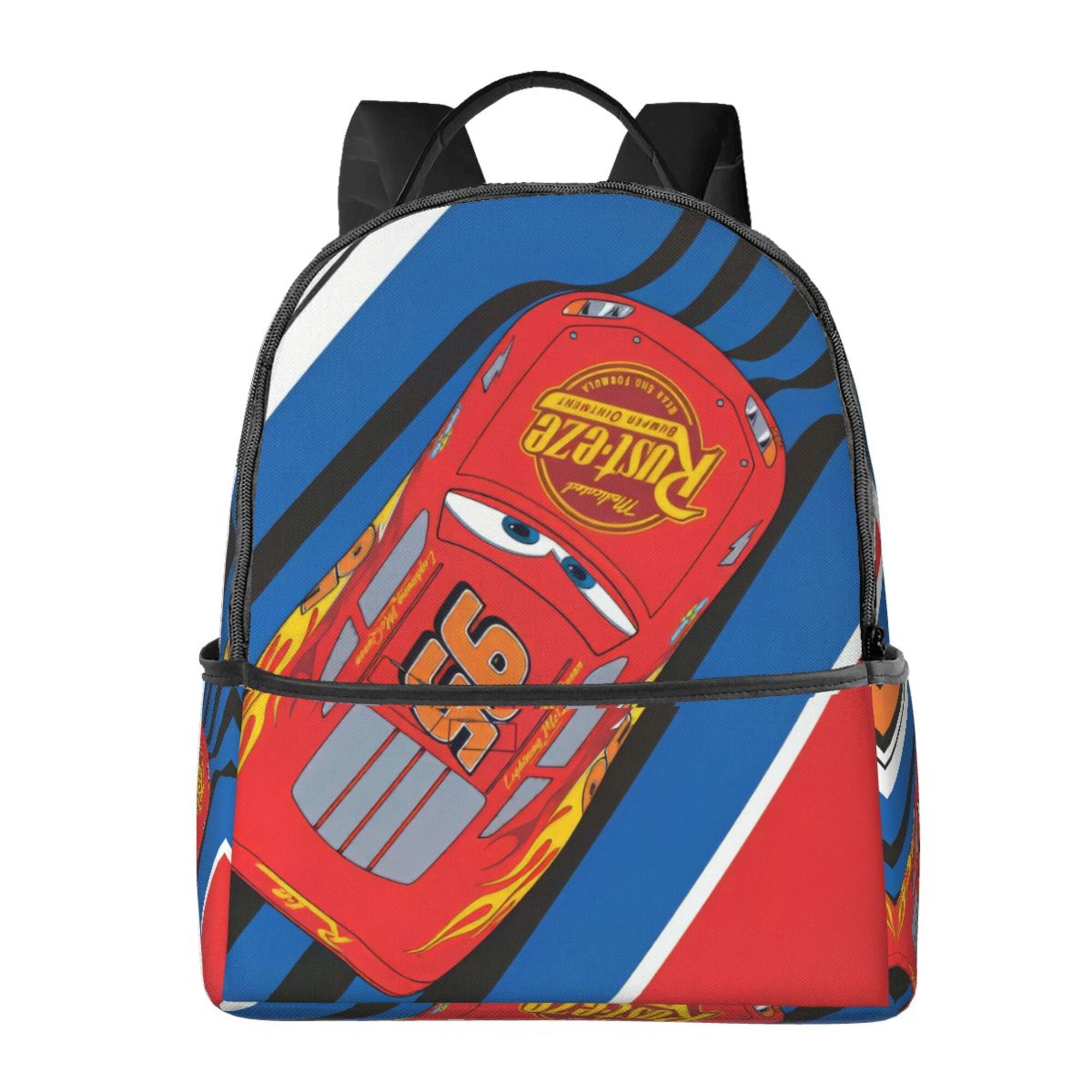 Lightweight Speed 95 Light-ning Mc-queen Backpack, Ergonomic Travel ...