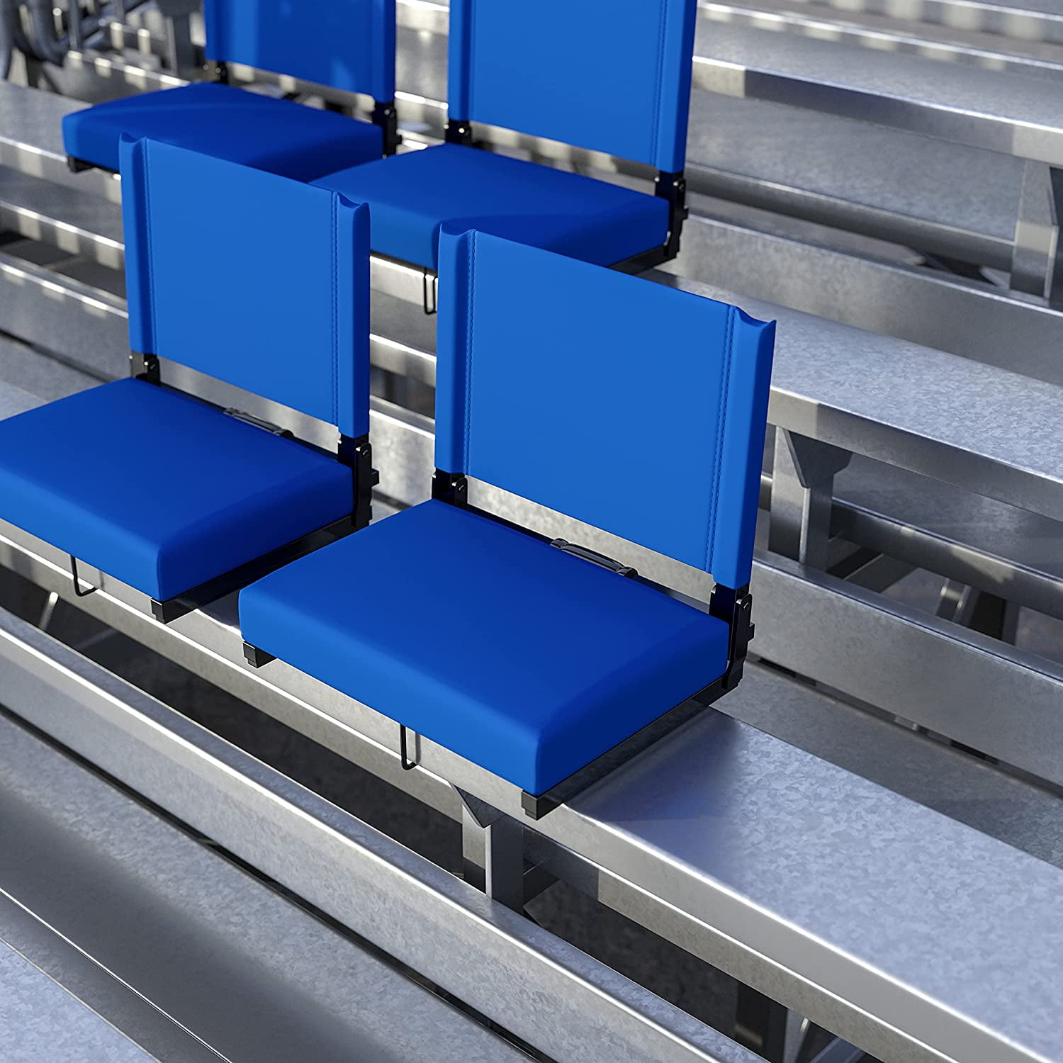 Lightweight Stadium Chair with Ultra-Padded Seat, 500 lb. Rated ...