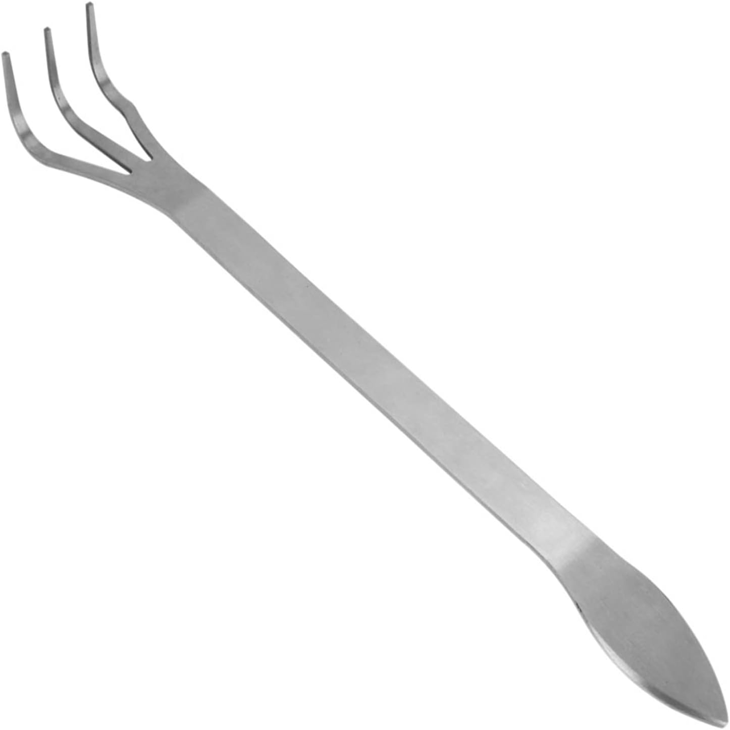 Lightweight Stainless Steel 3-Prong Root Rake for Loosening Soil ...