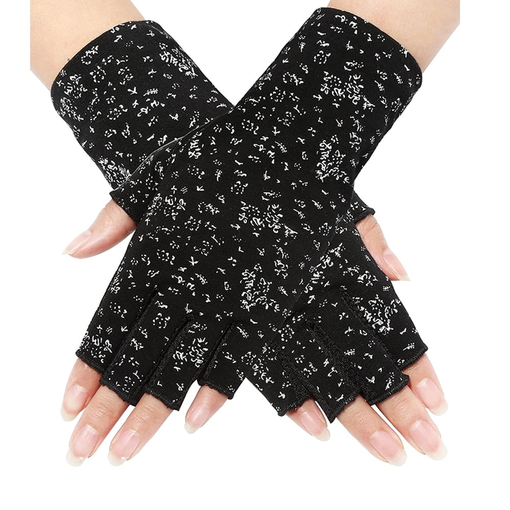 Lightweight Summer Fingerless Gloves Men Women UV Sun Protection ...