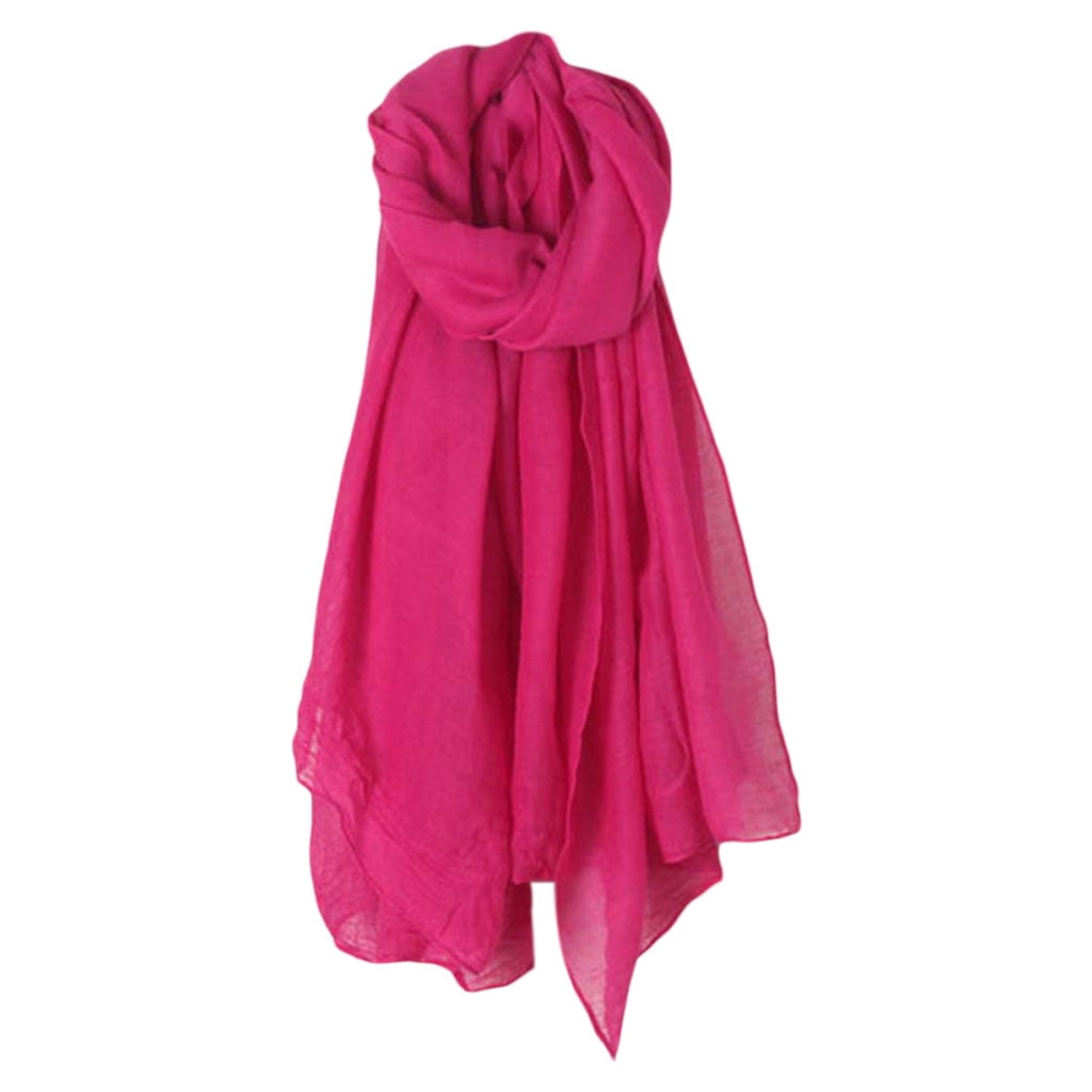 Lightweight Summer Scarf Light Shawl Wrap Linen Feel Scarves for Men ...