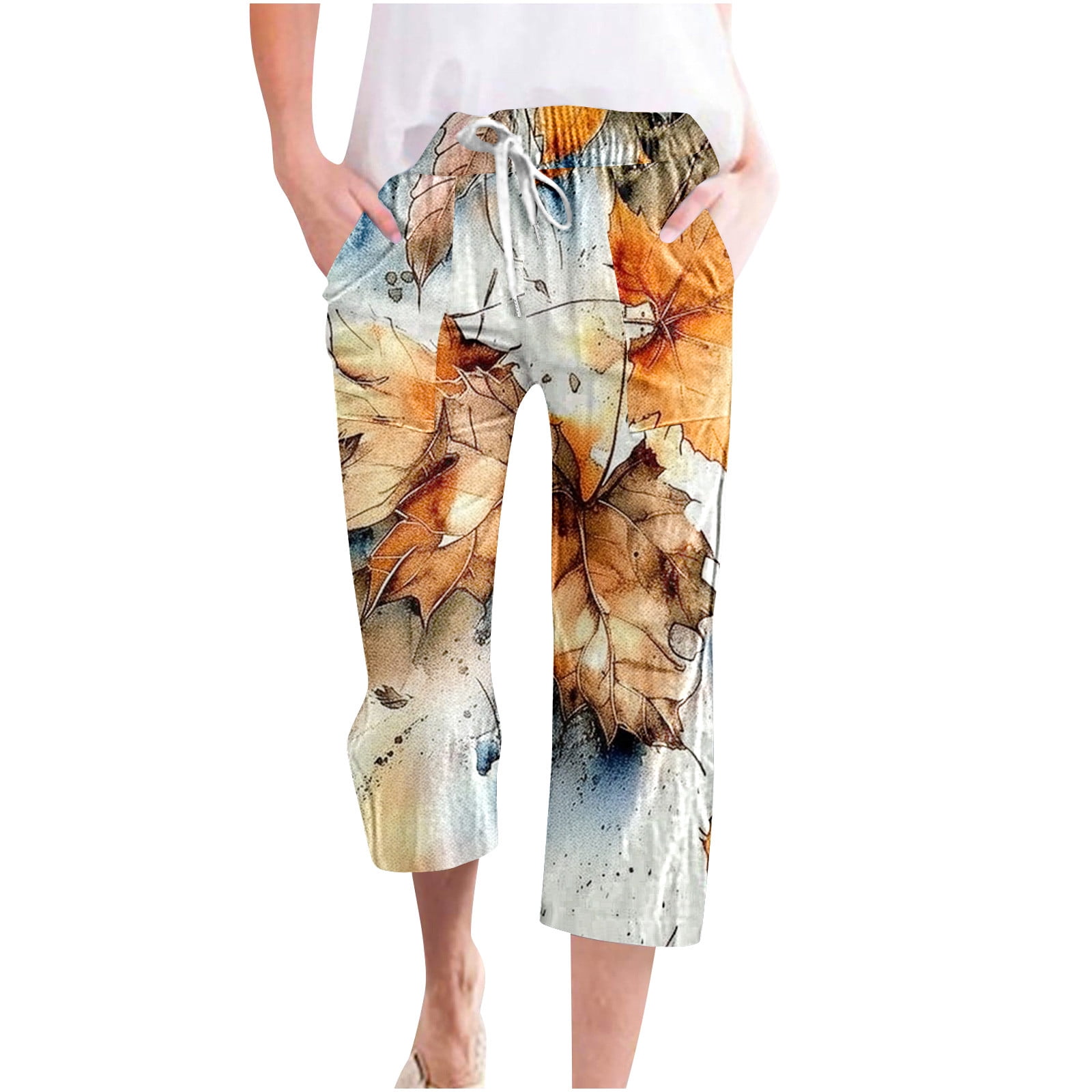 Lightweight Summer Trousers Women Ladies Cotton Linen Boho Trousers ...