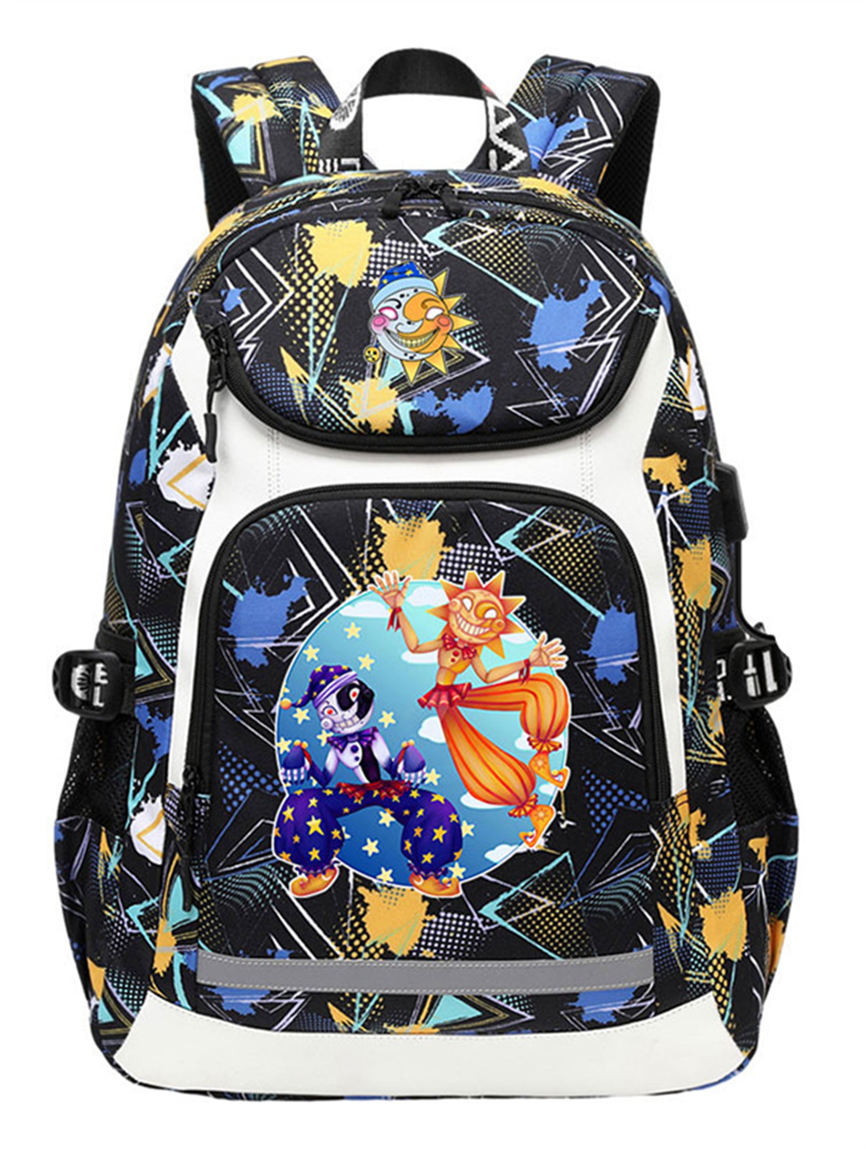 Lightweight Sundrop&Moondrop Backpack Novelty Travel USB Knapsack ...