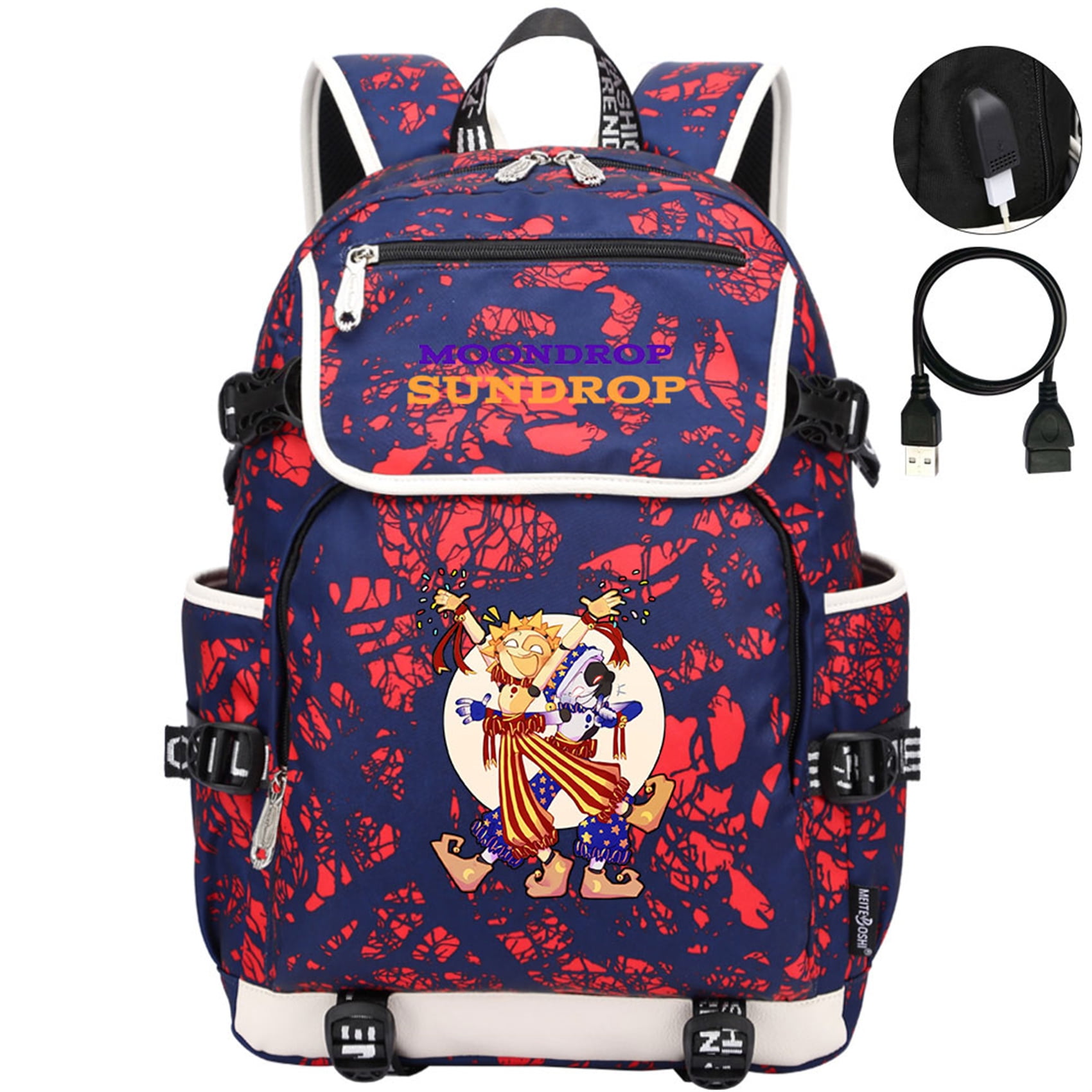 Lightweight Sundrop&Moondrop Backpack Teen Durable Laptop Knapsack ...
