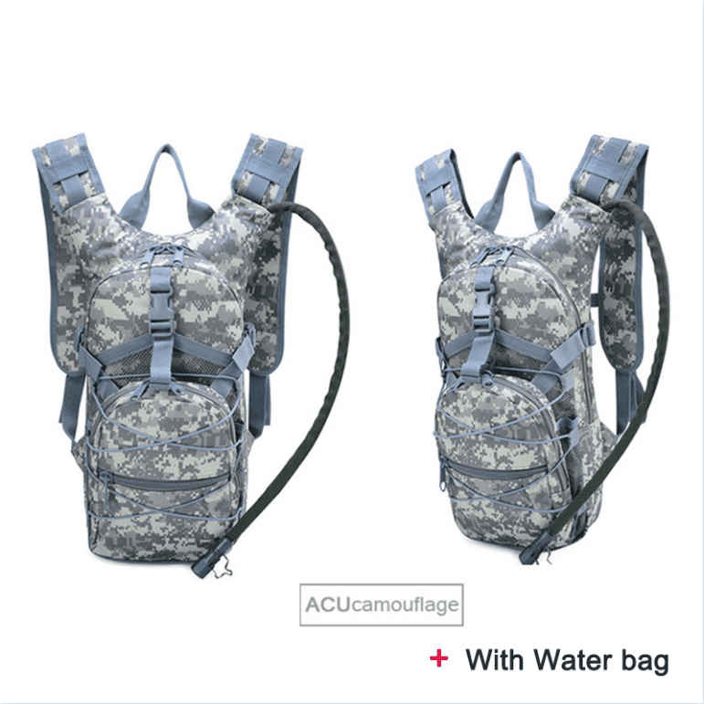 Lightweight Tactical Backpack Water Bag Camel Survival Backpack Hiking ...