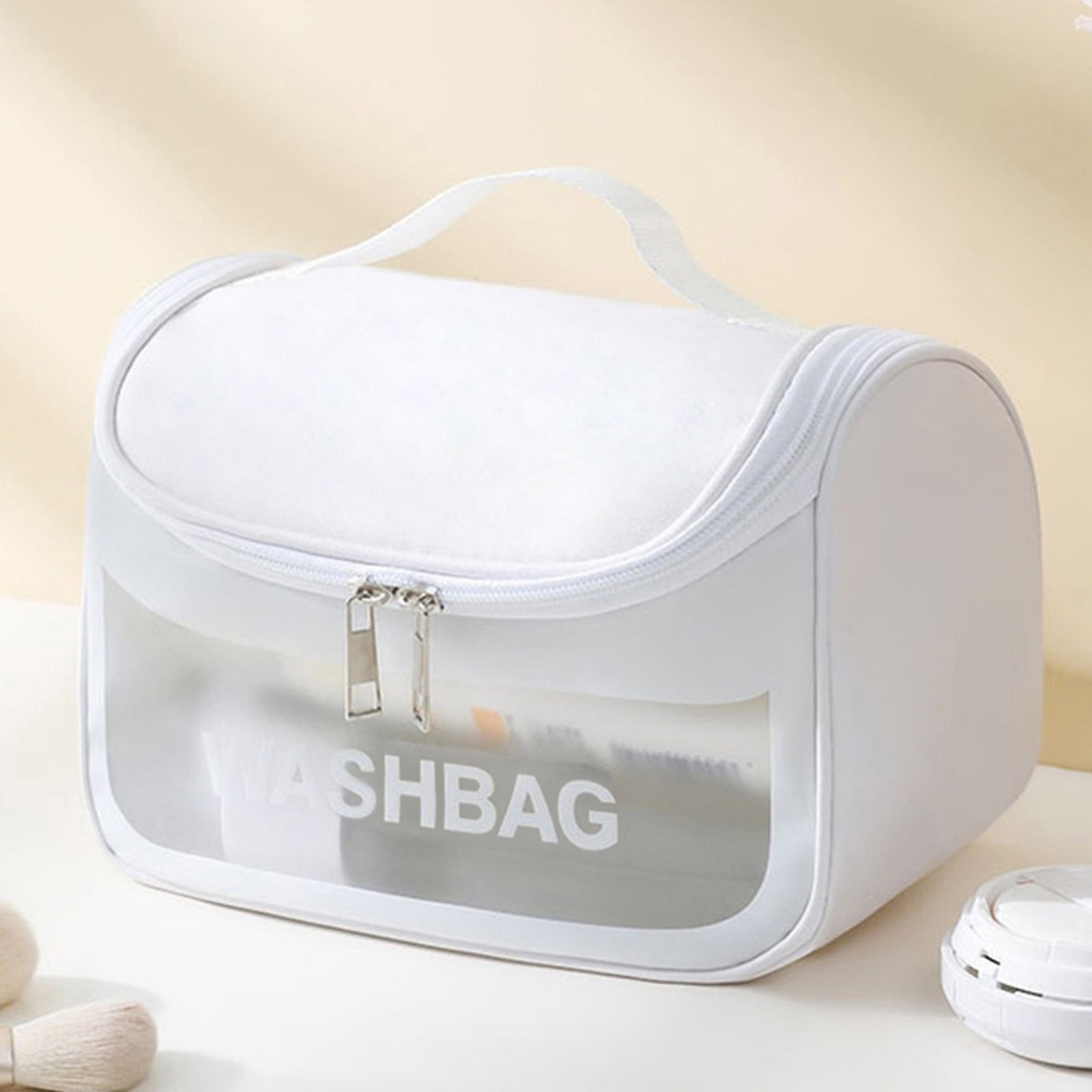 Lightweight Transparent Makeup Organizer Pouch for Daily and Travel ...