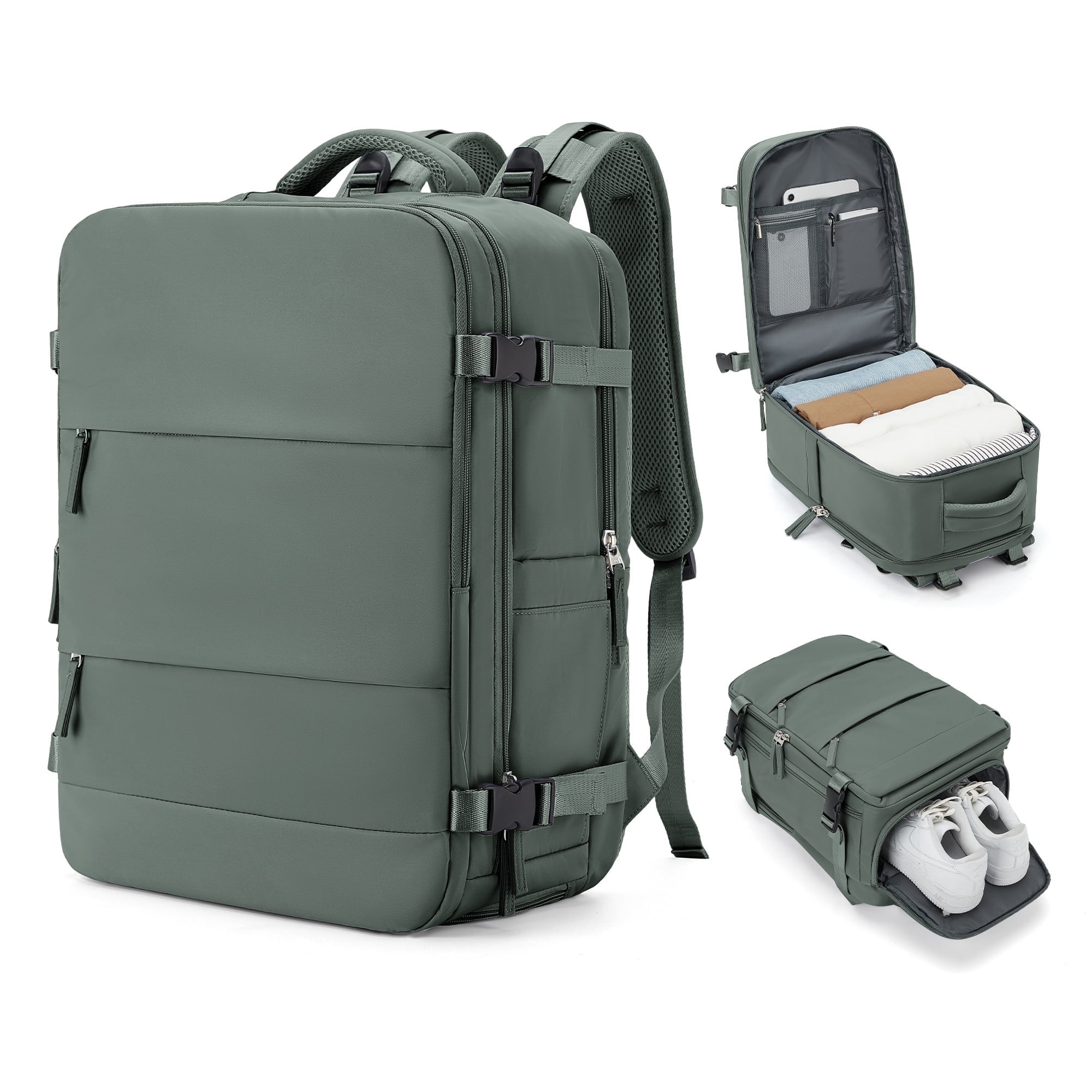 Lightweight Travel Backpack for Women Men Airplane Approved, Carry on ...