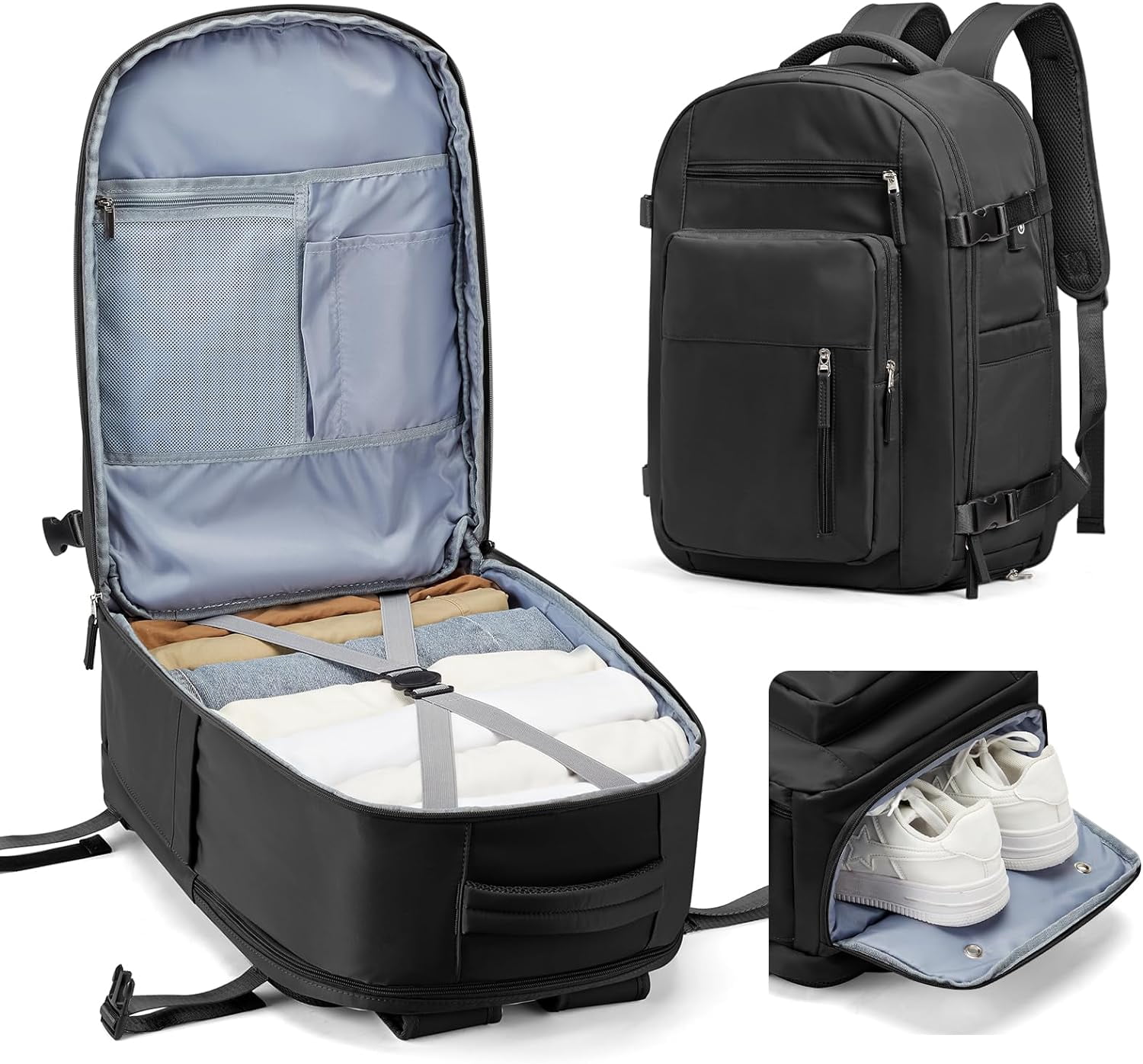 Lightweight Travel Backpack For Women Men Carry On Backpack Flight ...