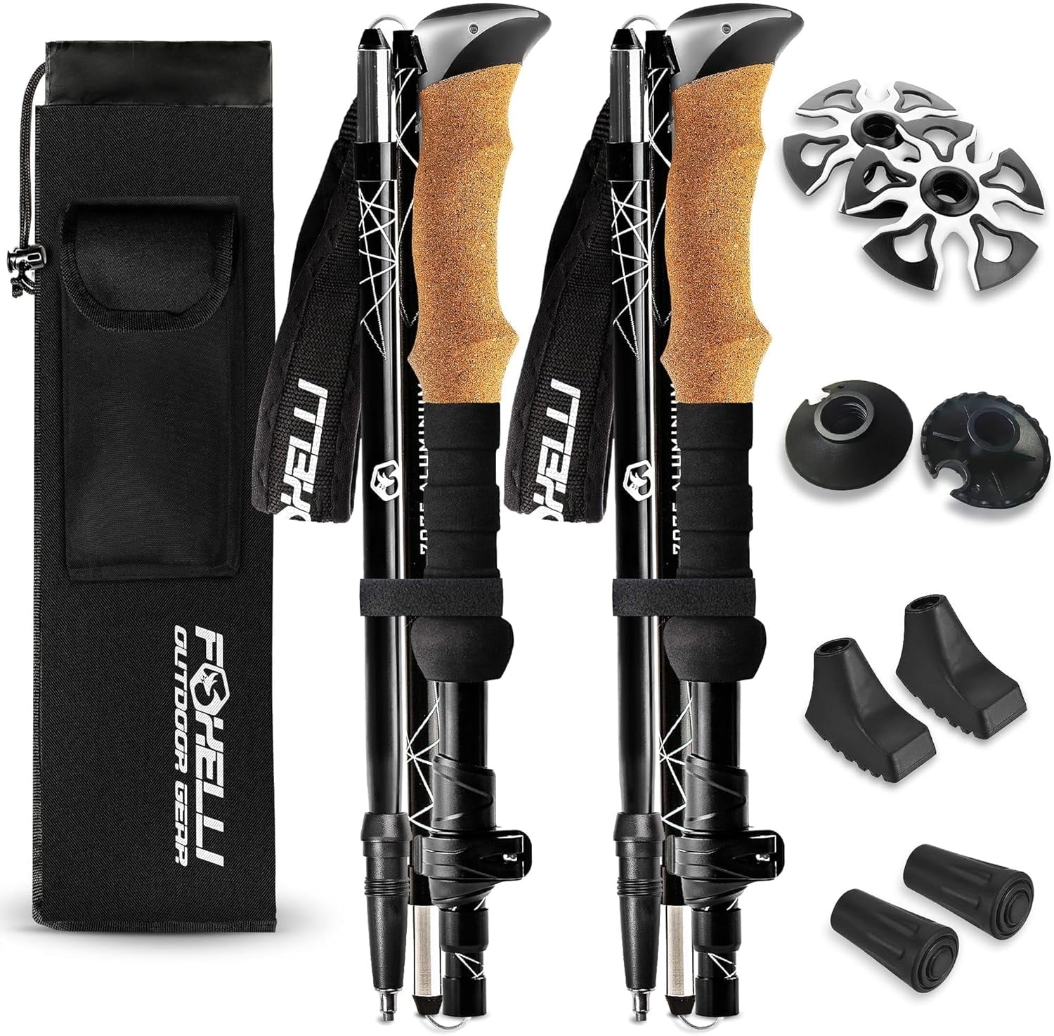 Lightweight Trekking Poles – Compact Walking Sticks with Quick Locks ...