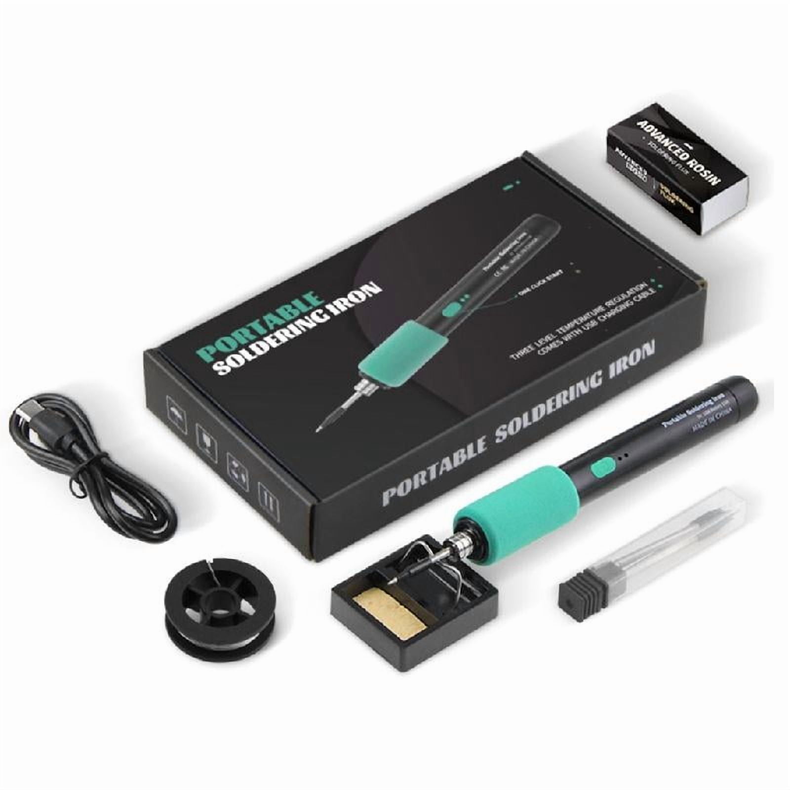 Lightweight USB Rechargeable Cordless Mini Soldering Iron with Stand ...