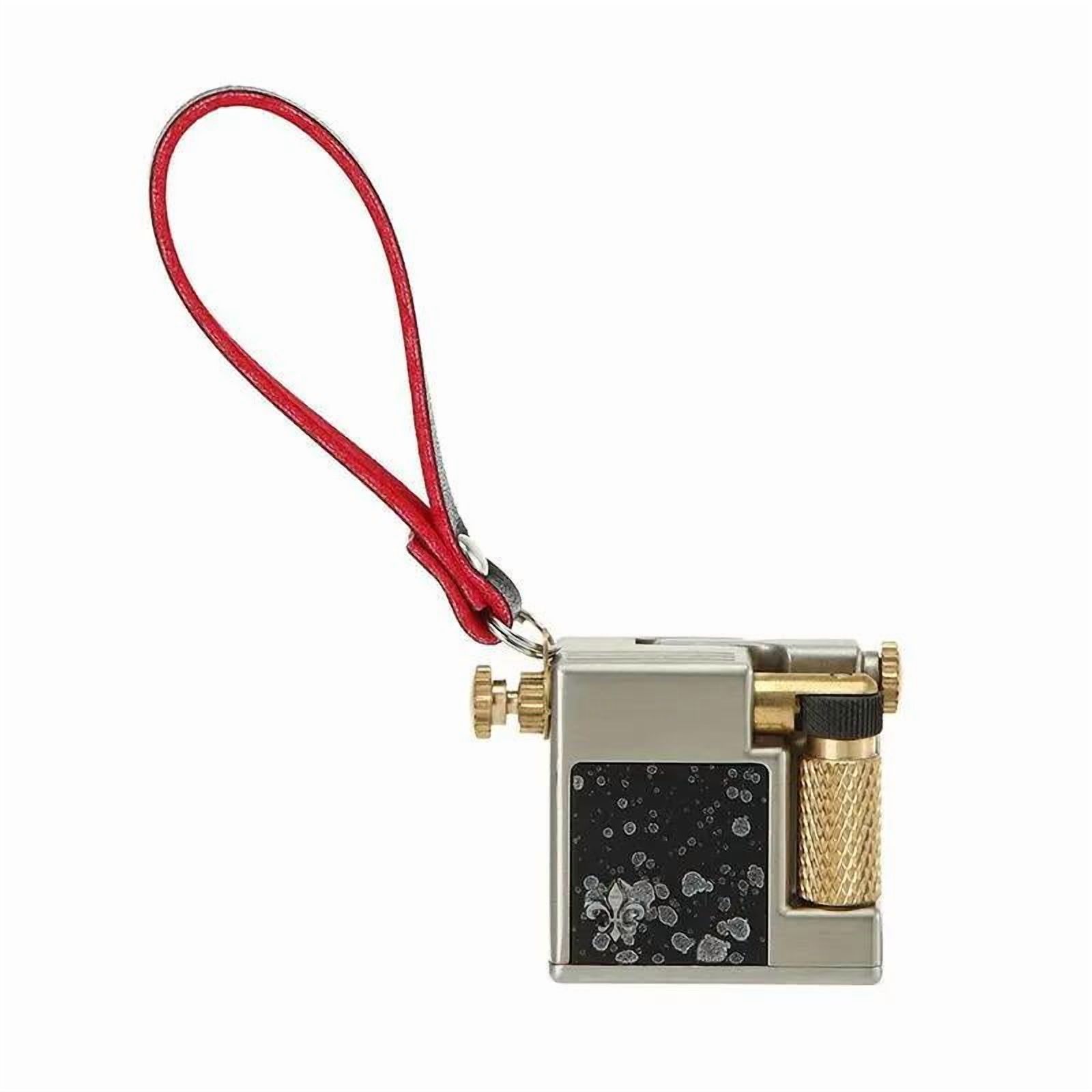 Lightweight Vintage Metal Lighters – Retro Grinding Wheel, Black ...