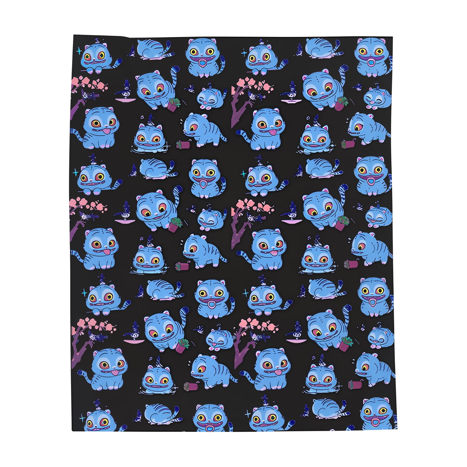 Lightweight Warm Flannel Blanket for Kpop Demon Hunters Fans, Soft Cozy ...