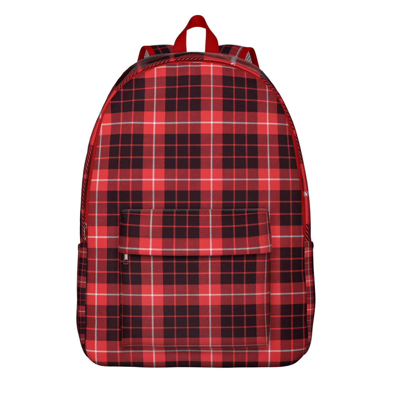Lightweight Waterproof Backpack with Colorful Checkered and Retro Plaid ...