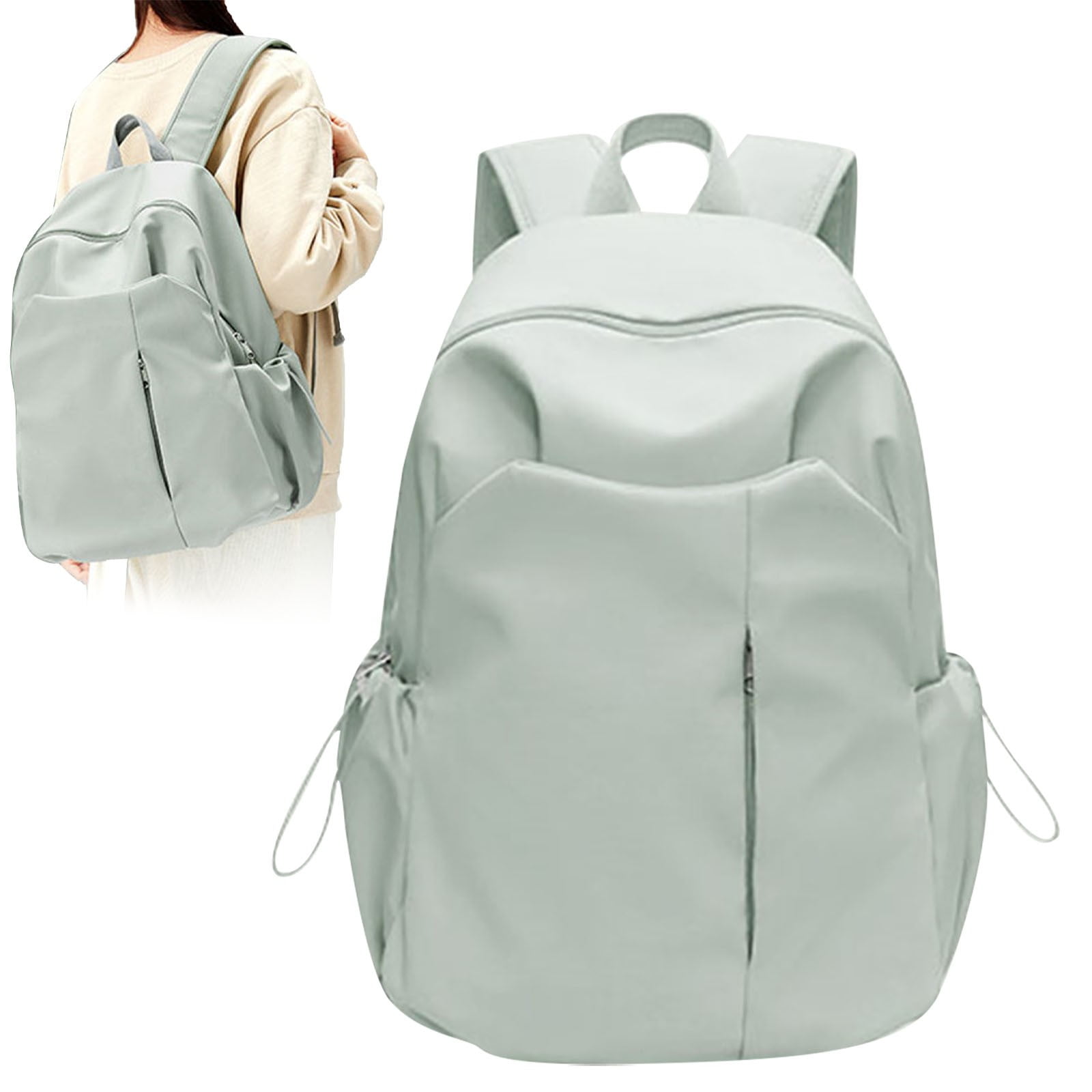 Lightweight Waterproof Basic Backpack - 15.6" Laptop Compartment, Multi ...