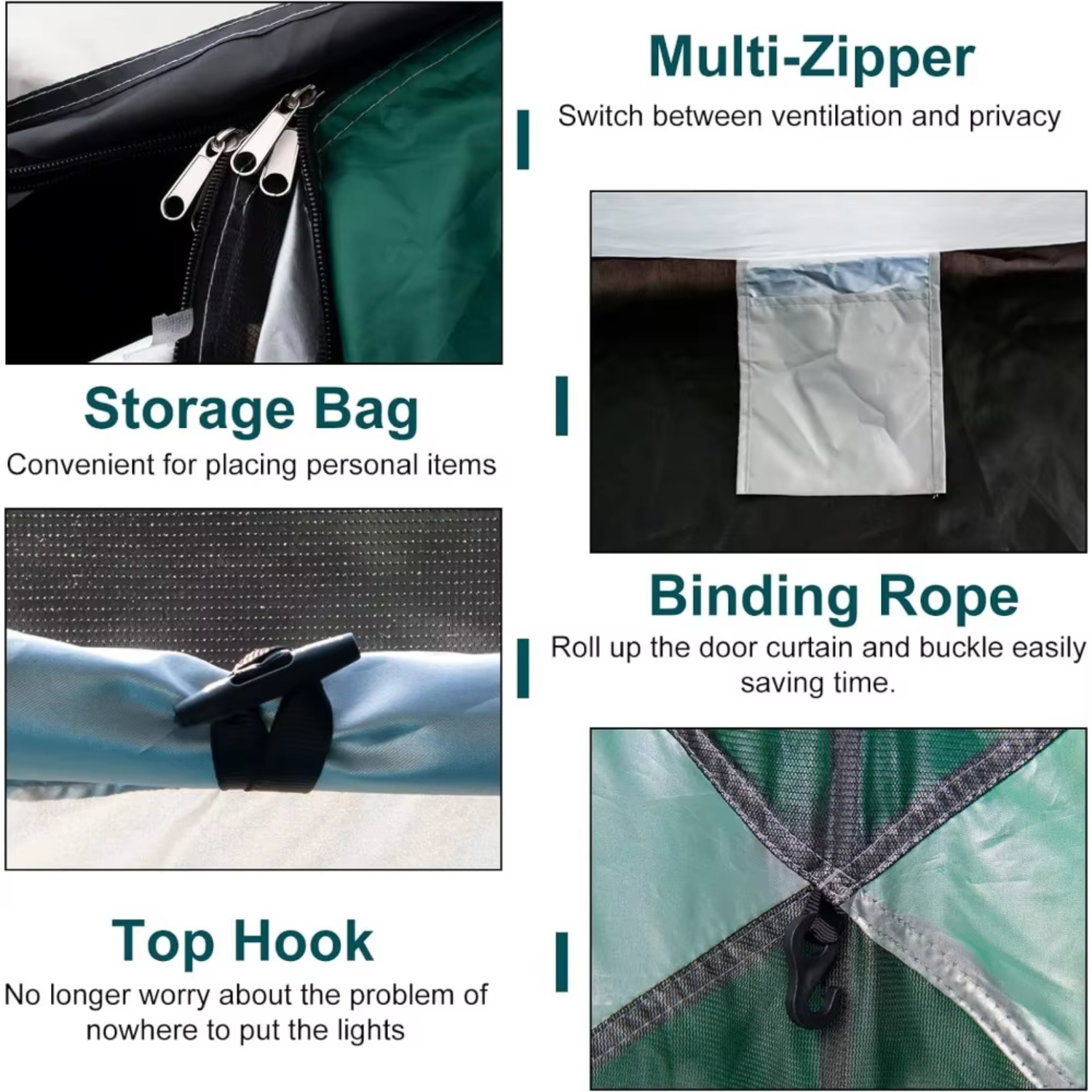 Lightweight Waterproof Camping Tent 2/4 Person Instant Family Tent for ...