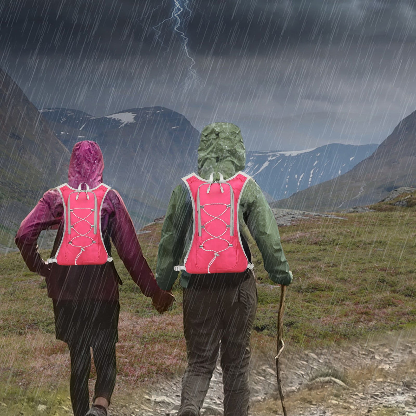 Lightweight Waterproof Nylon Sports Backpack for Running Cycling Travel ...