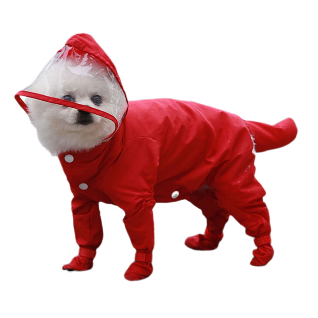 Lightweight Waterproof Rainwear Small to Large Dogs and Puppies Ponchos ...