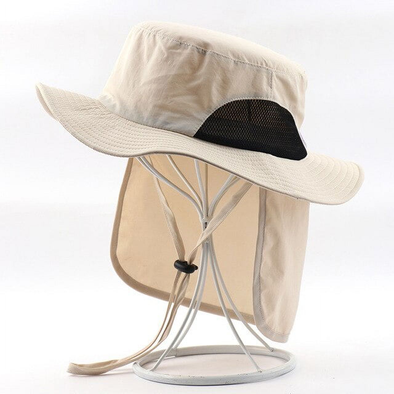 Lightweight Waterproof Sun Cap with Neck Cover Shawl Bucket Hats Women ...