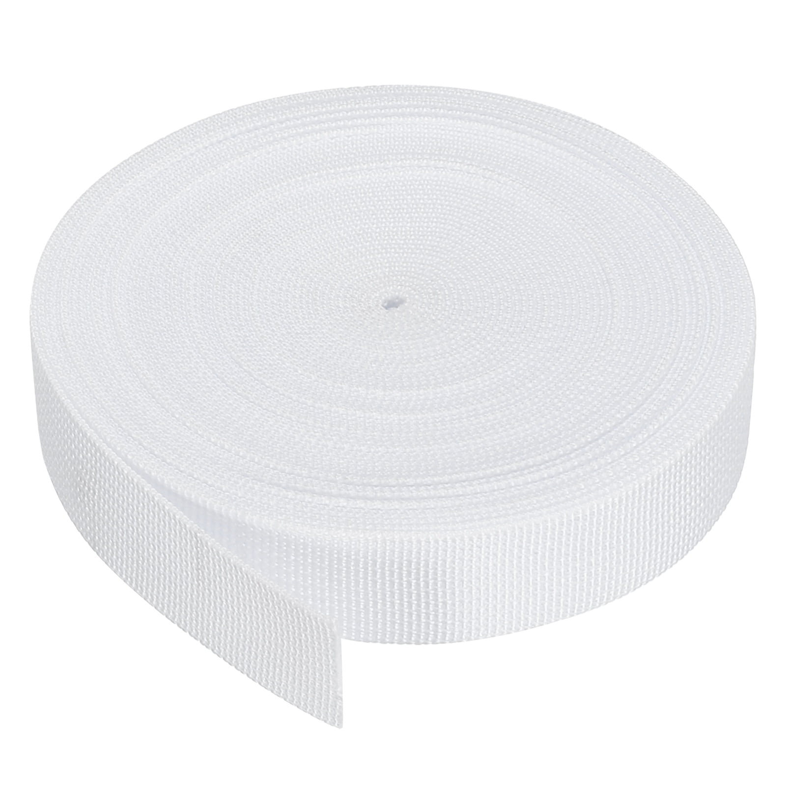Lightweight Webbing Strapping 1 Inch 10 Yards White for DIY Repair ...