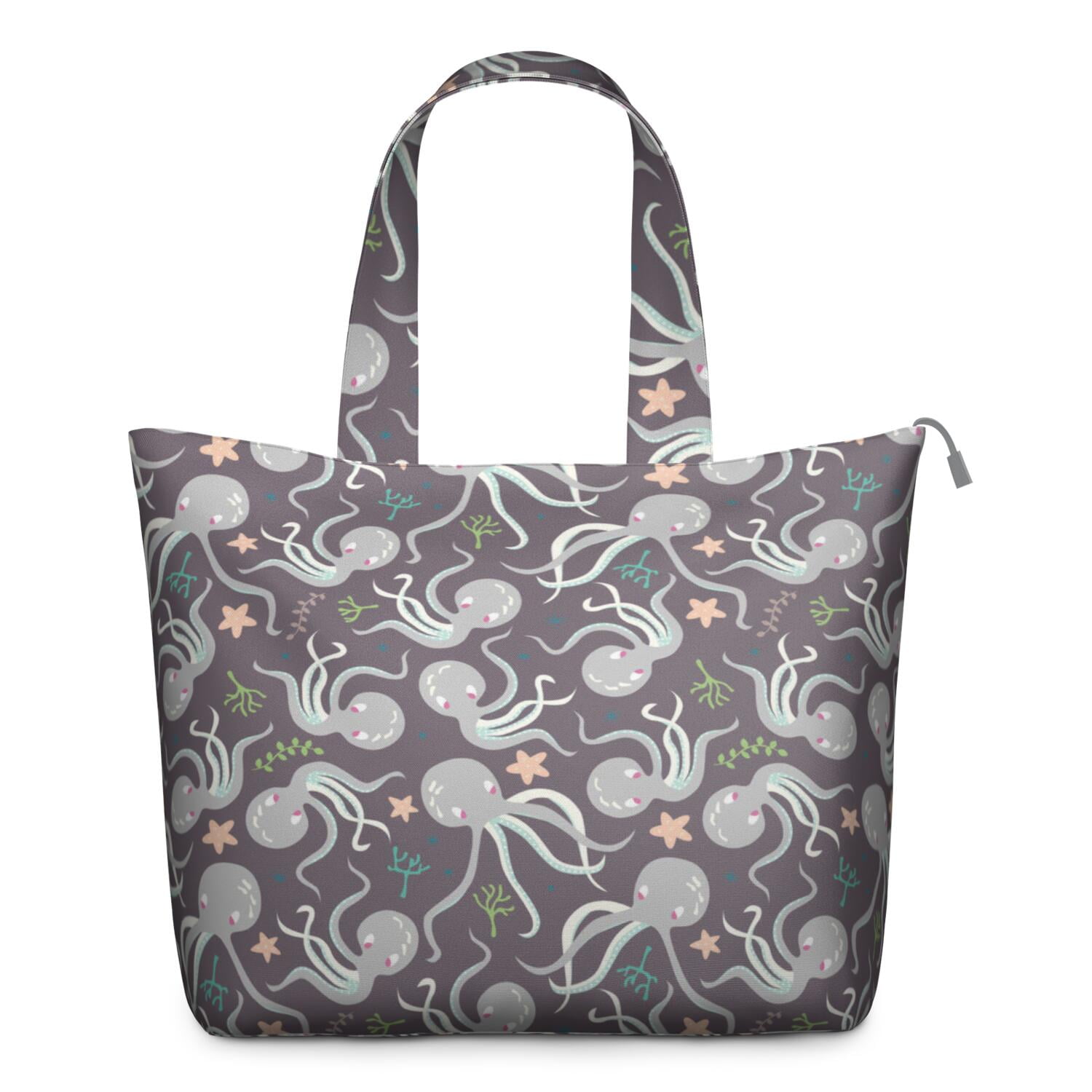 Lightweight Weekender Bag with Octopus Tentacles Print - Spacious Carry ...