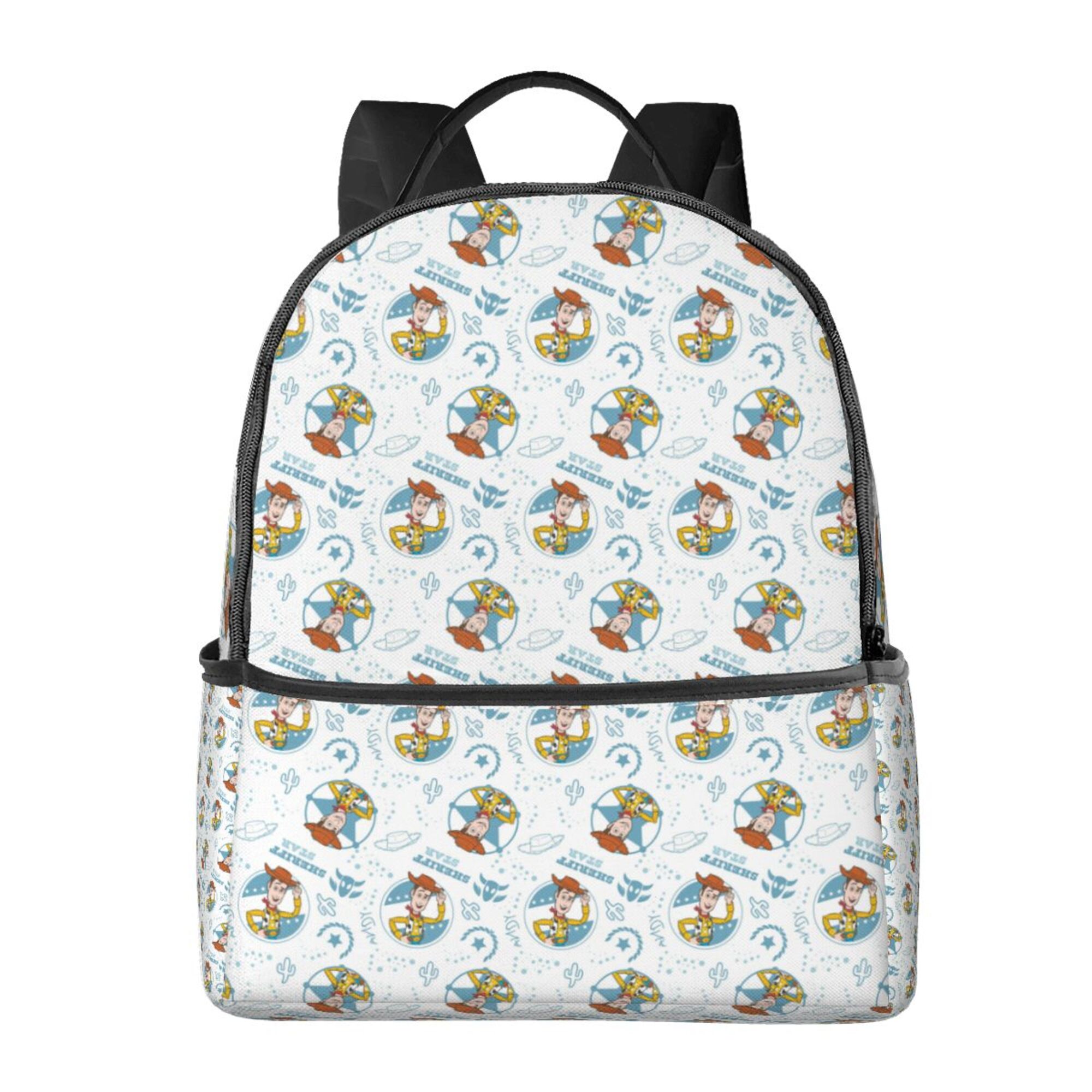 Lightweight White To-y St-ory Woody Backpack, Ergonomic Travel Backpack ...