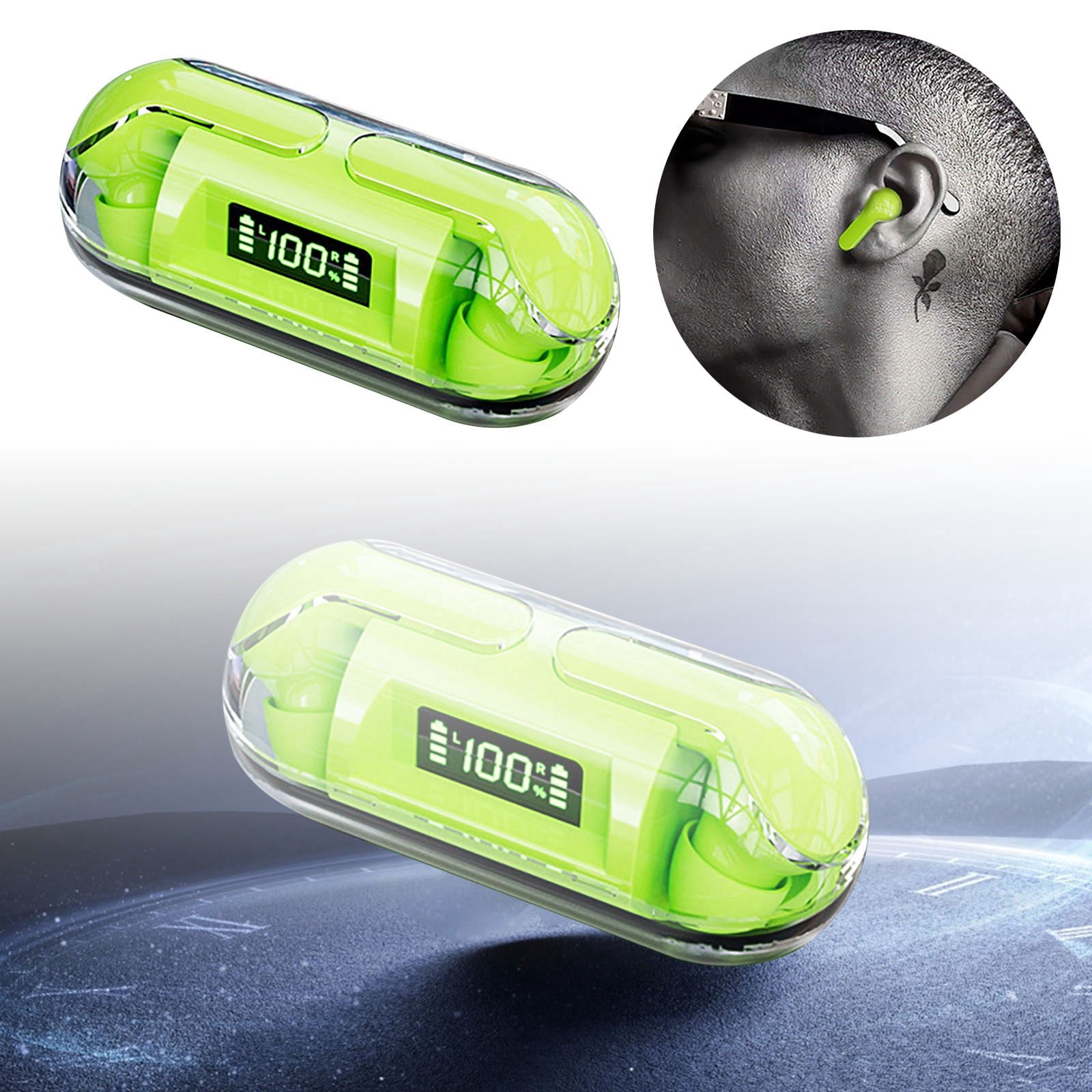 Lightweight Wireless Earbuds Featuring Voice Assistant Superior Audio ...