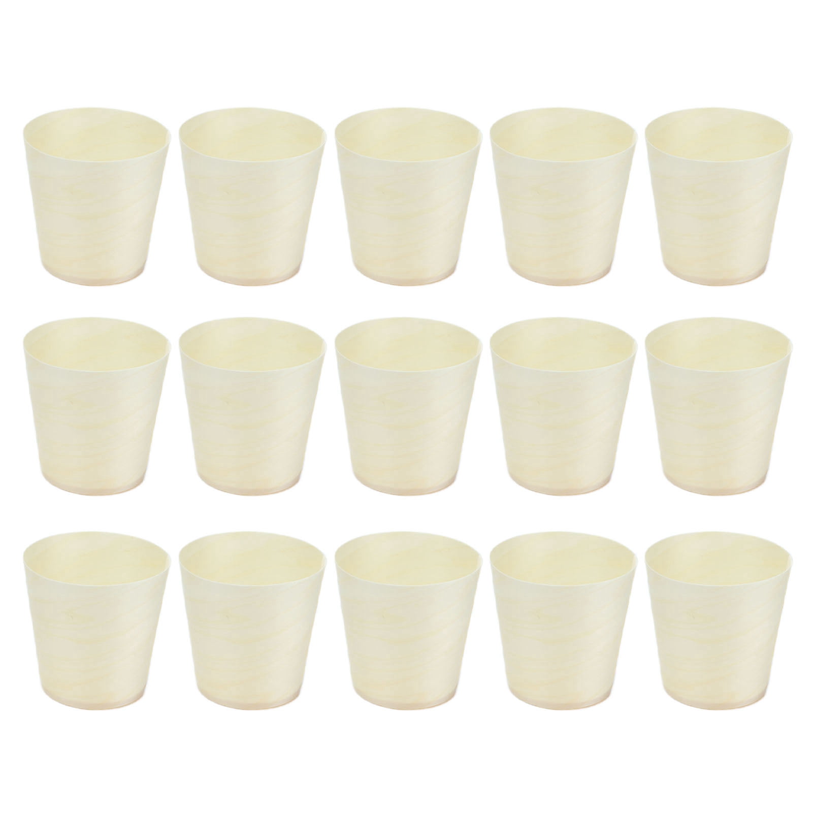 Lightweight Wooden Cups, 15Pcs Party Supplies For Restaurants, Bars ...